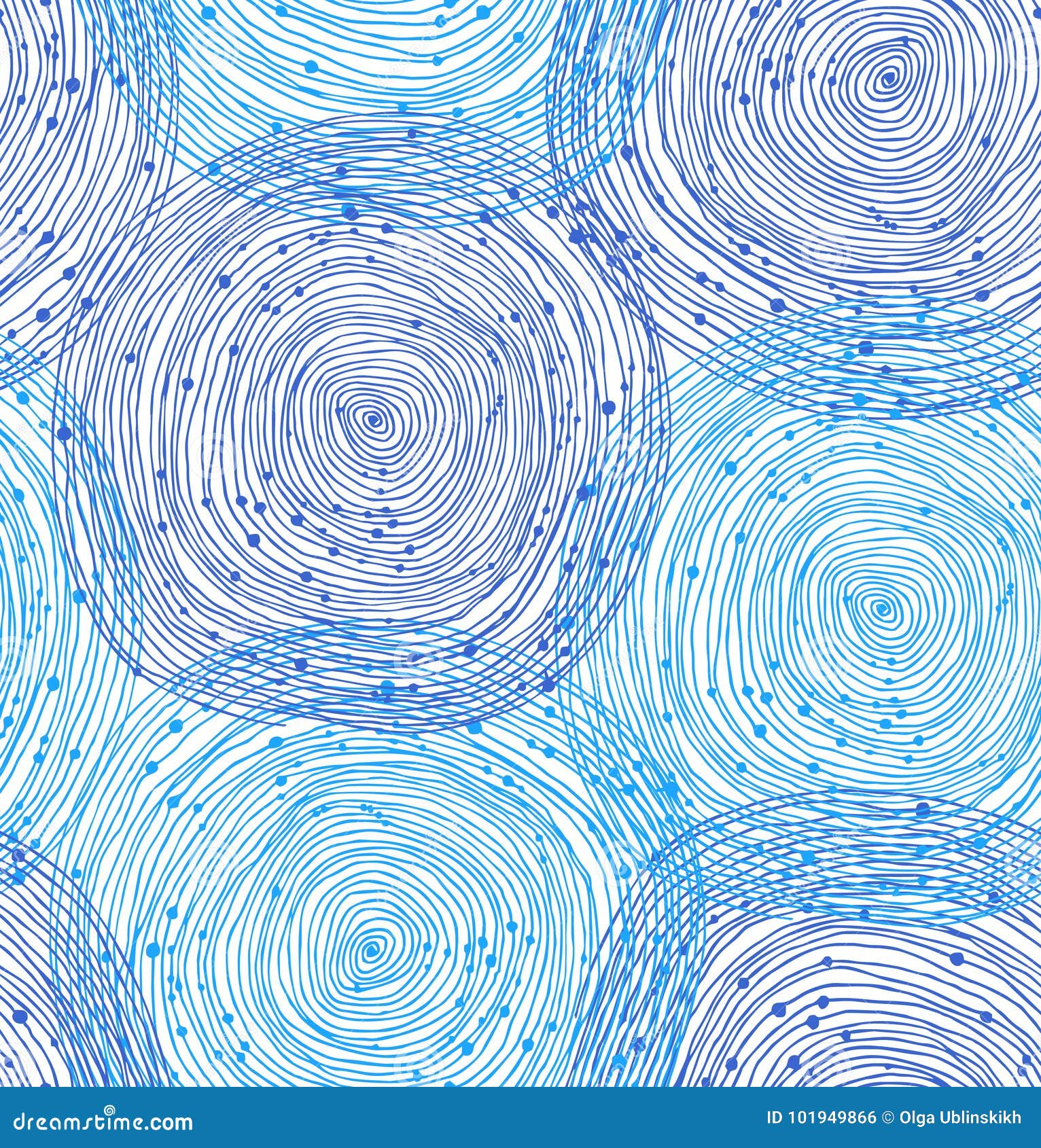 Seamless Spiral Pattern Vector Illustration | CartoonDealer.com #23023000