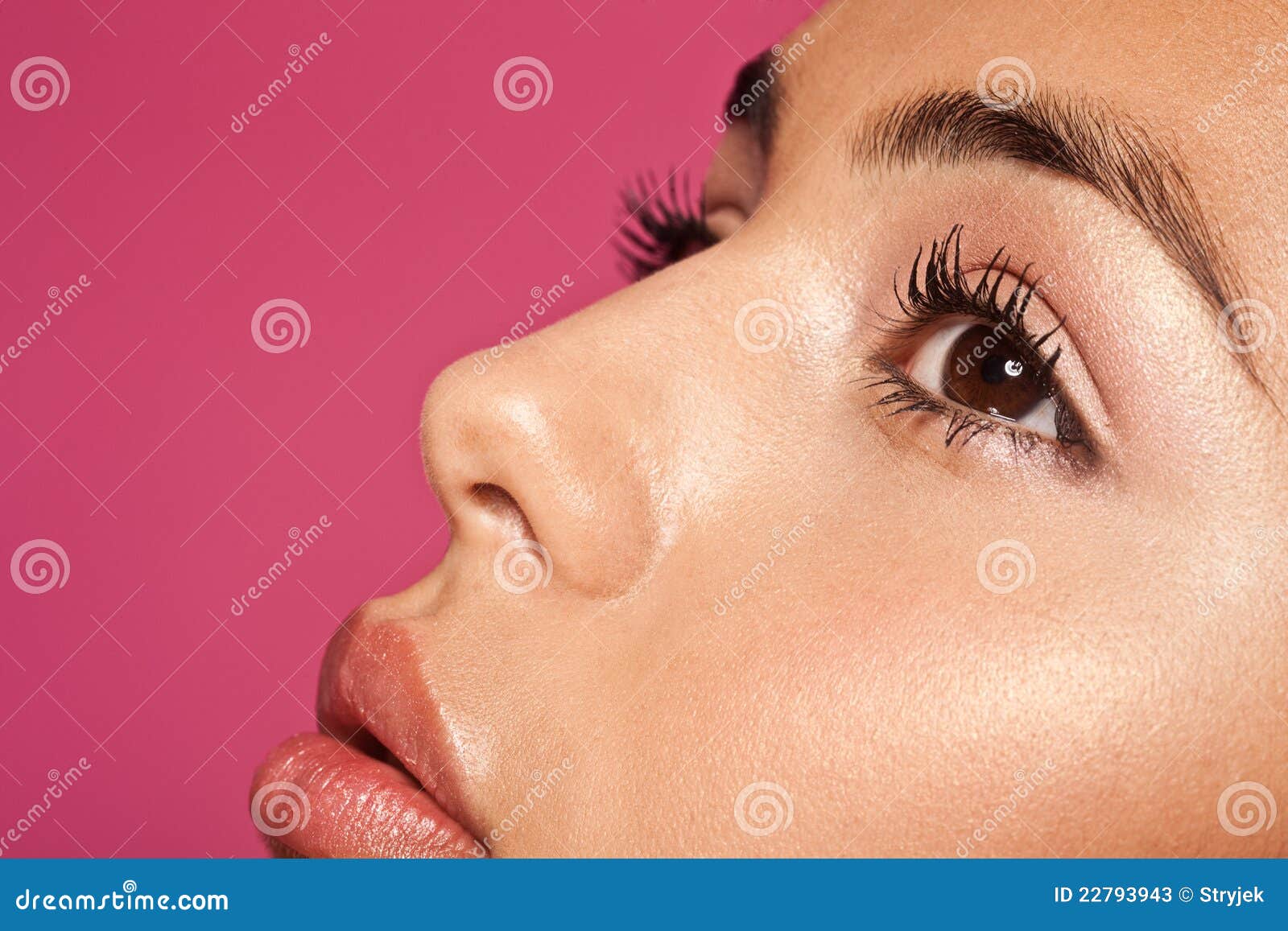 Beauty and Skin Concept Subtle Makeup Stock Image - Image of glamour ...