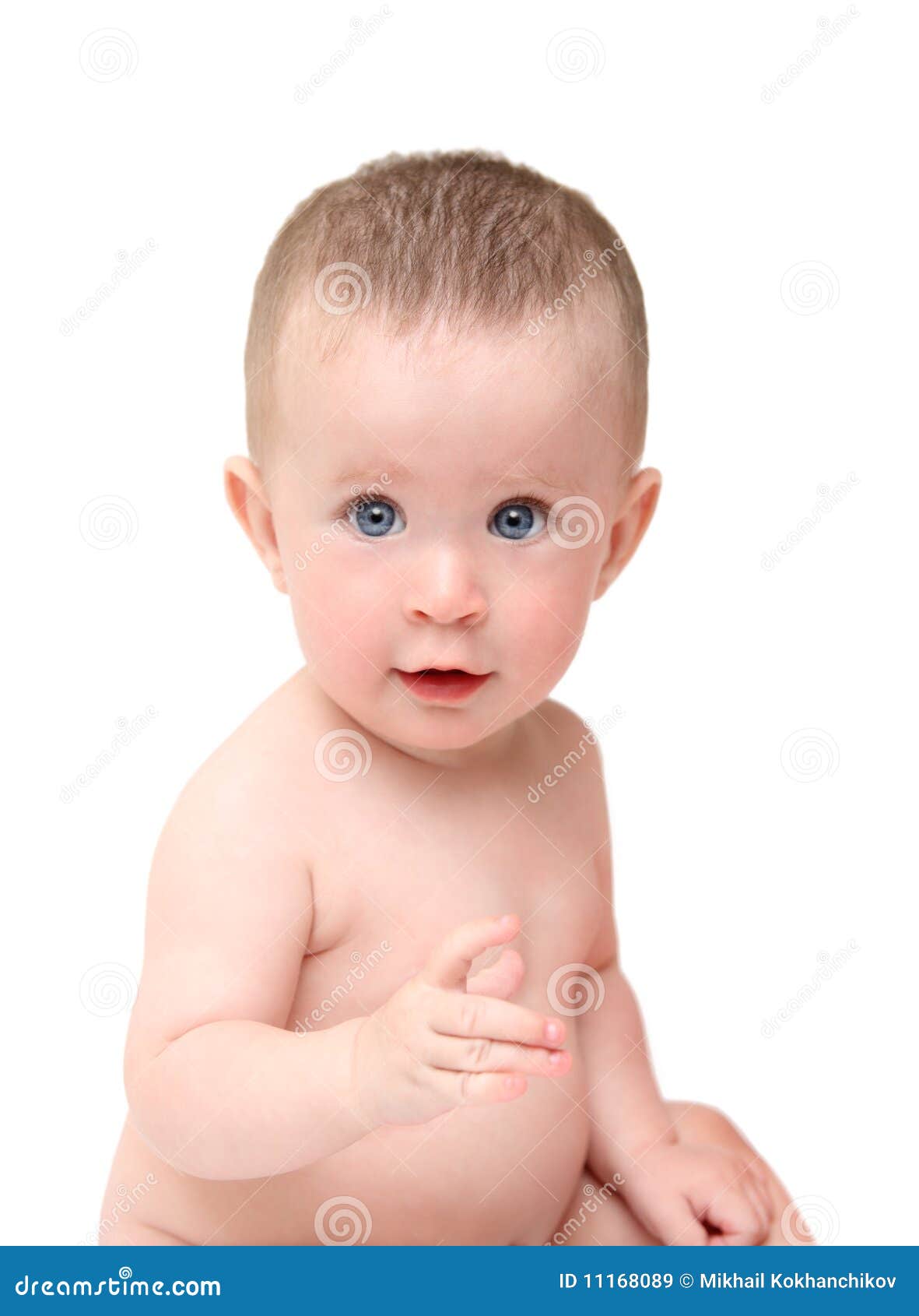 Beauty small baby portrait stock image. Image of stare - 11168089