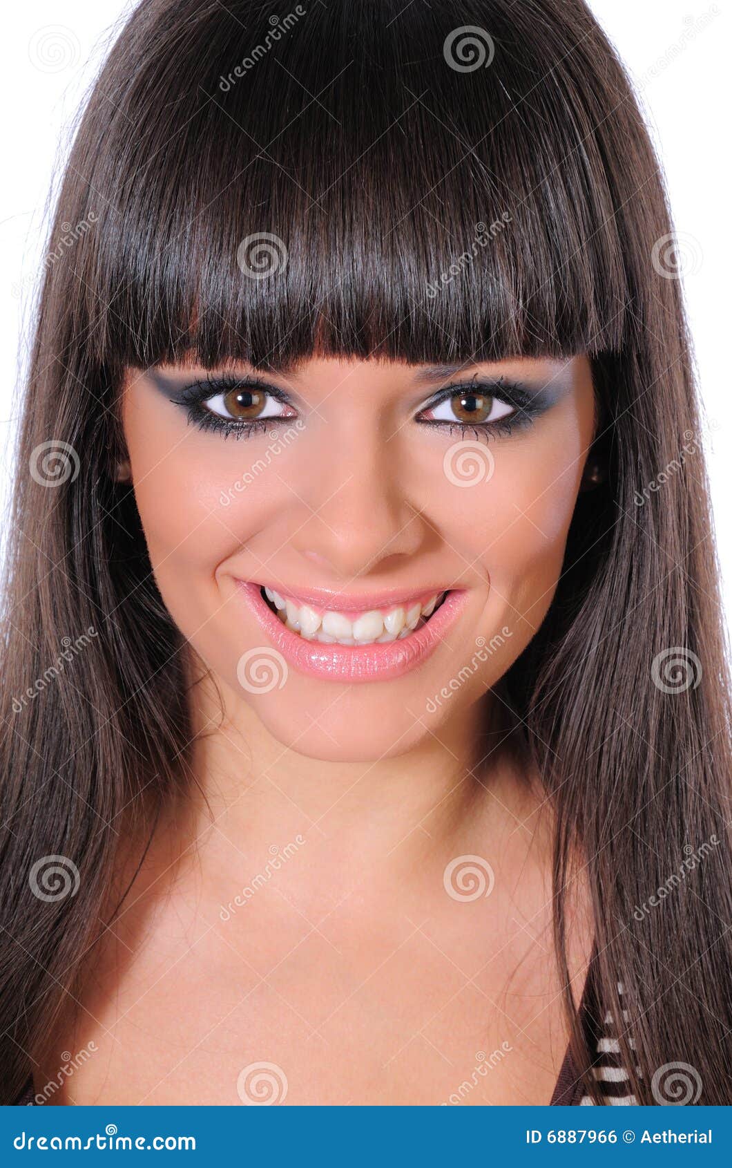 Beauty smiling stock photo. Image of glamour, femininity - 6887966