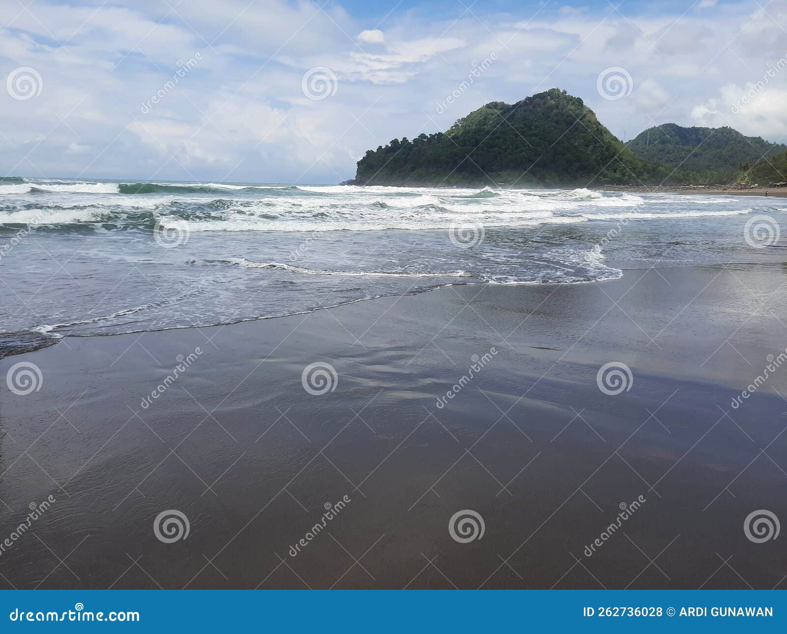 The Beauty of the South Coast of the Island of Java Which is Clean and ...