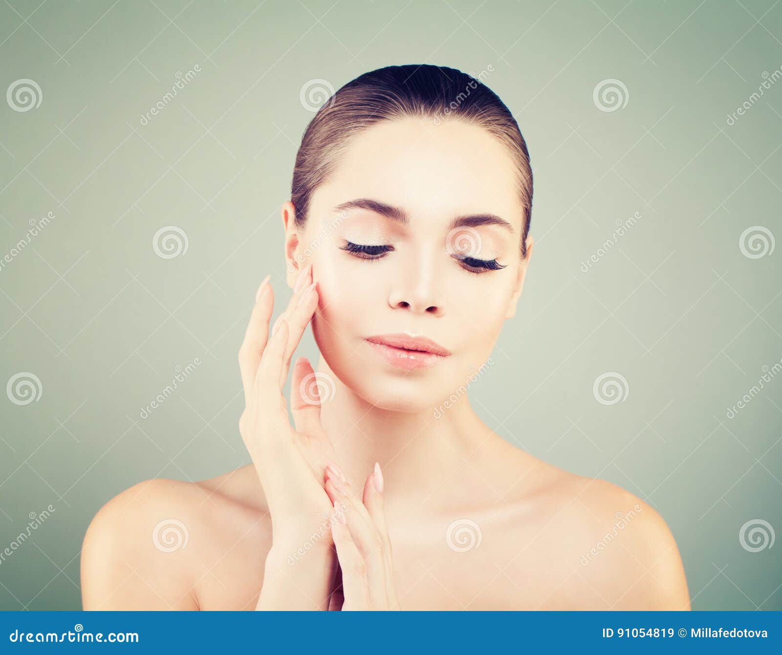 Beauty Spa Model Portrait stock image. Image of fresh - 91054819