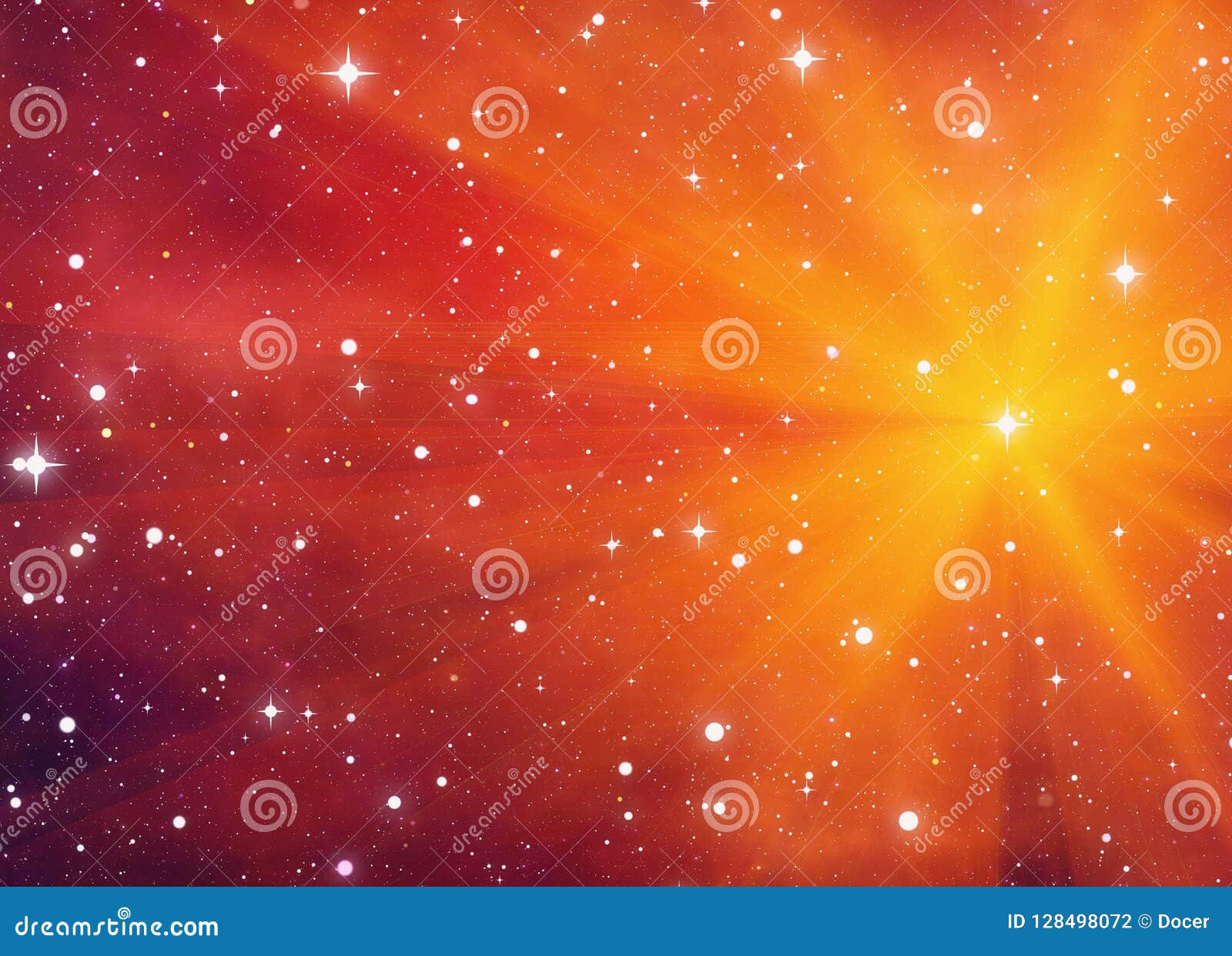 Beauty Space Stars With Sun Rays Backgrounds Royalty-Free Stock Image ...
