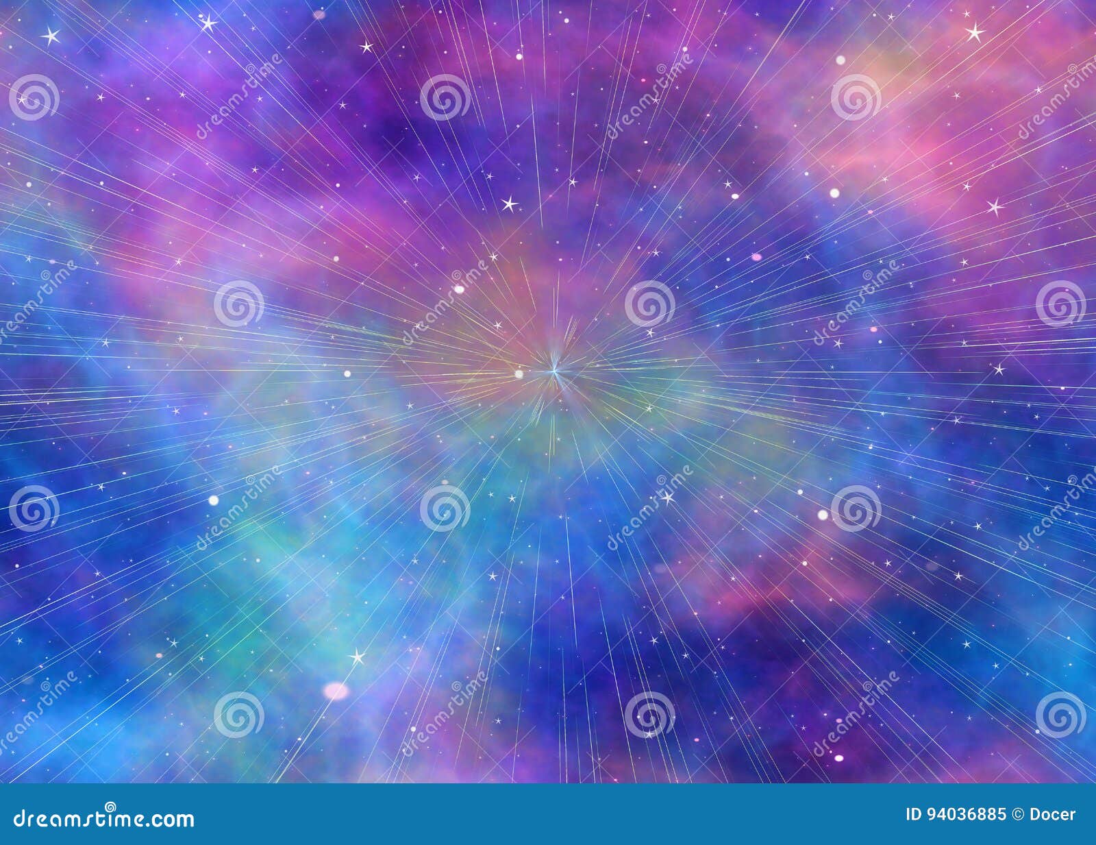 Beauty Space Stars With Sun Rays Backgrounds Royalty-Free Stock Image ...
