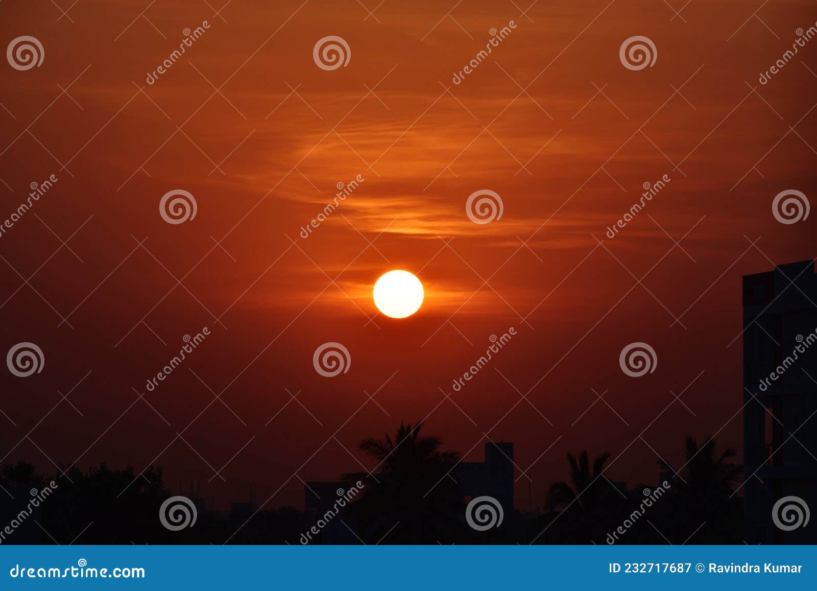 Beauty of the sun rising stock image. Image of reflection - 232717687