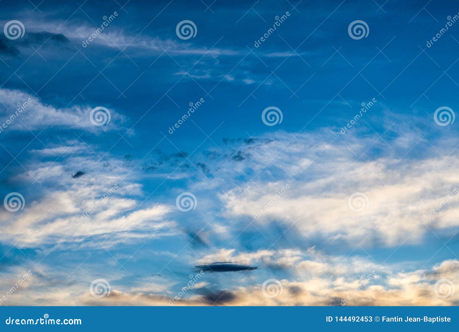 Beauty sunset clouds stock image. Image of nature, sunset - 144492453