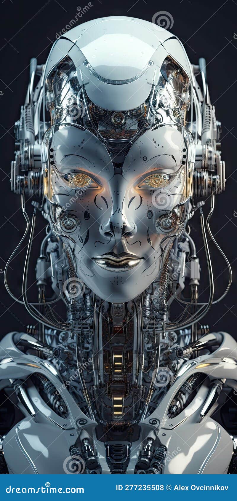 The Beauty of Symmetry: Clear and Smooth Complexion of a Robot Stock ...