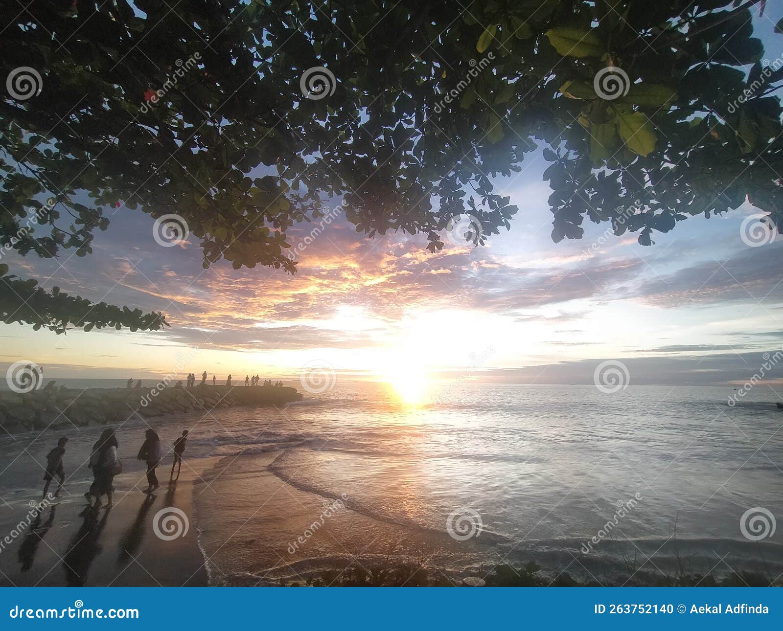 The Beauty of Taplau Beach Padang Stock Photo - Image of shore, water ...