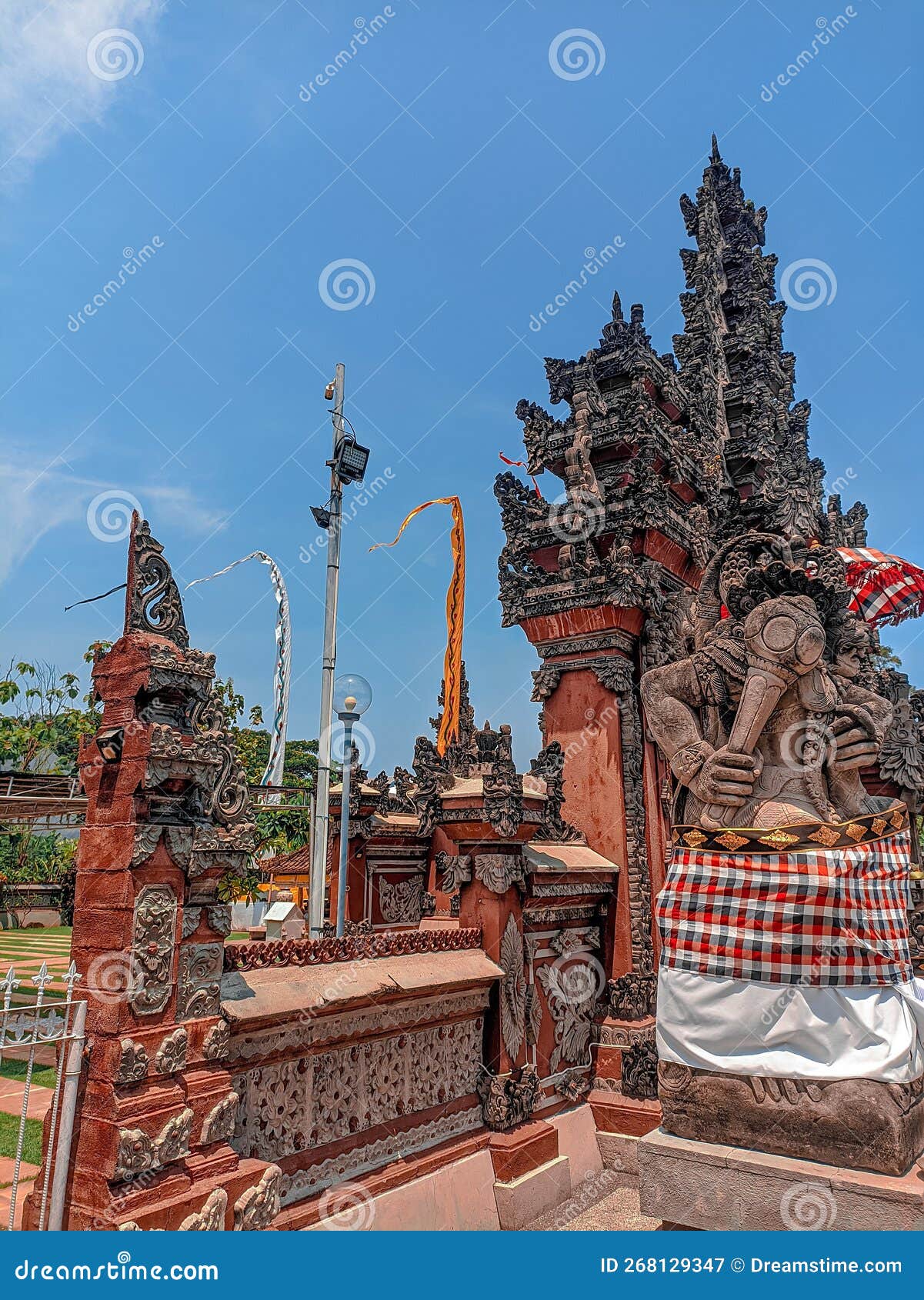 The Beauty of the Temple Building is Very Magnificent Stock Image ...