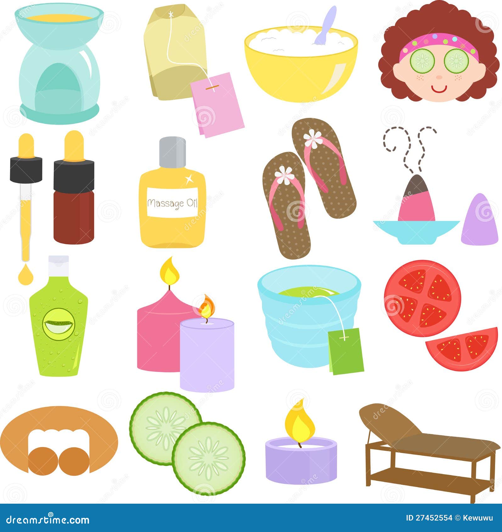 Beauty tools, Spa Icons stock vector. Illustration of burner - 27452554