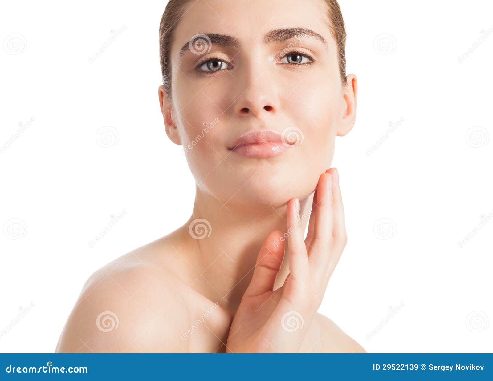 Beauty touch stock image. Image of eyes, beauty, makeup - 29522139