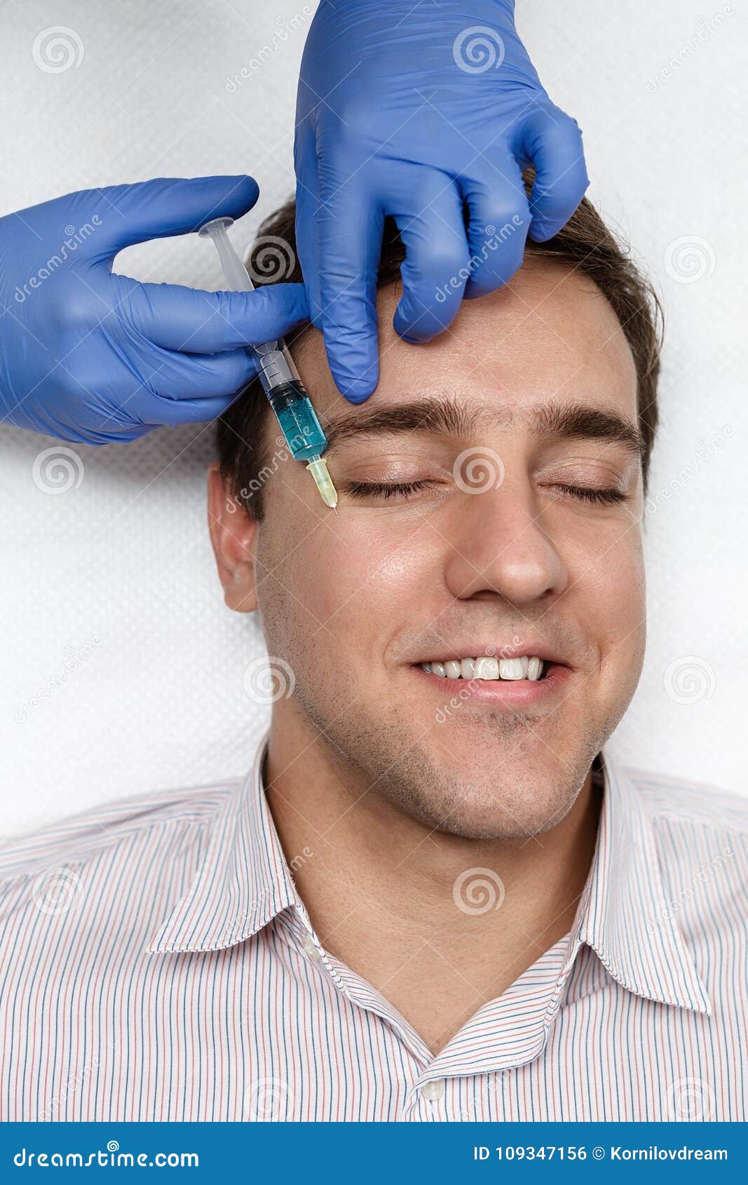 Beauty Treatment for man stock photo. Image of facelift - 109347156