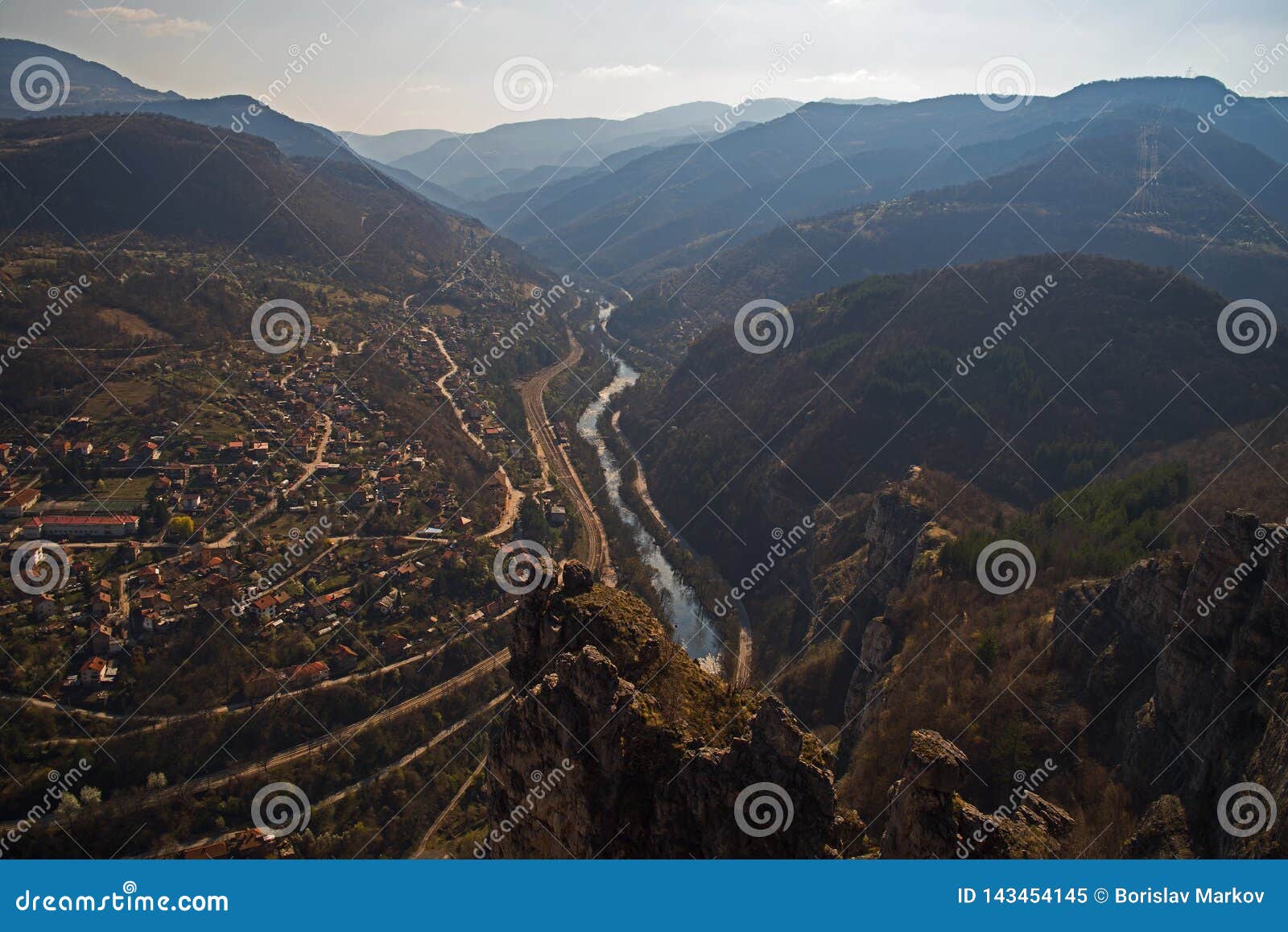 The Beauty of the Valley of Iskar River Stock Image - Image of europe ...