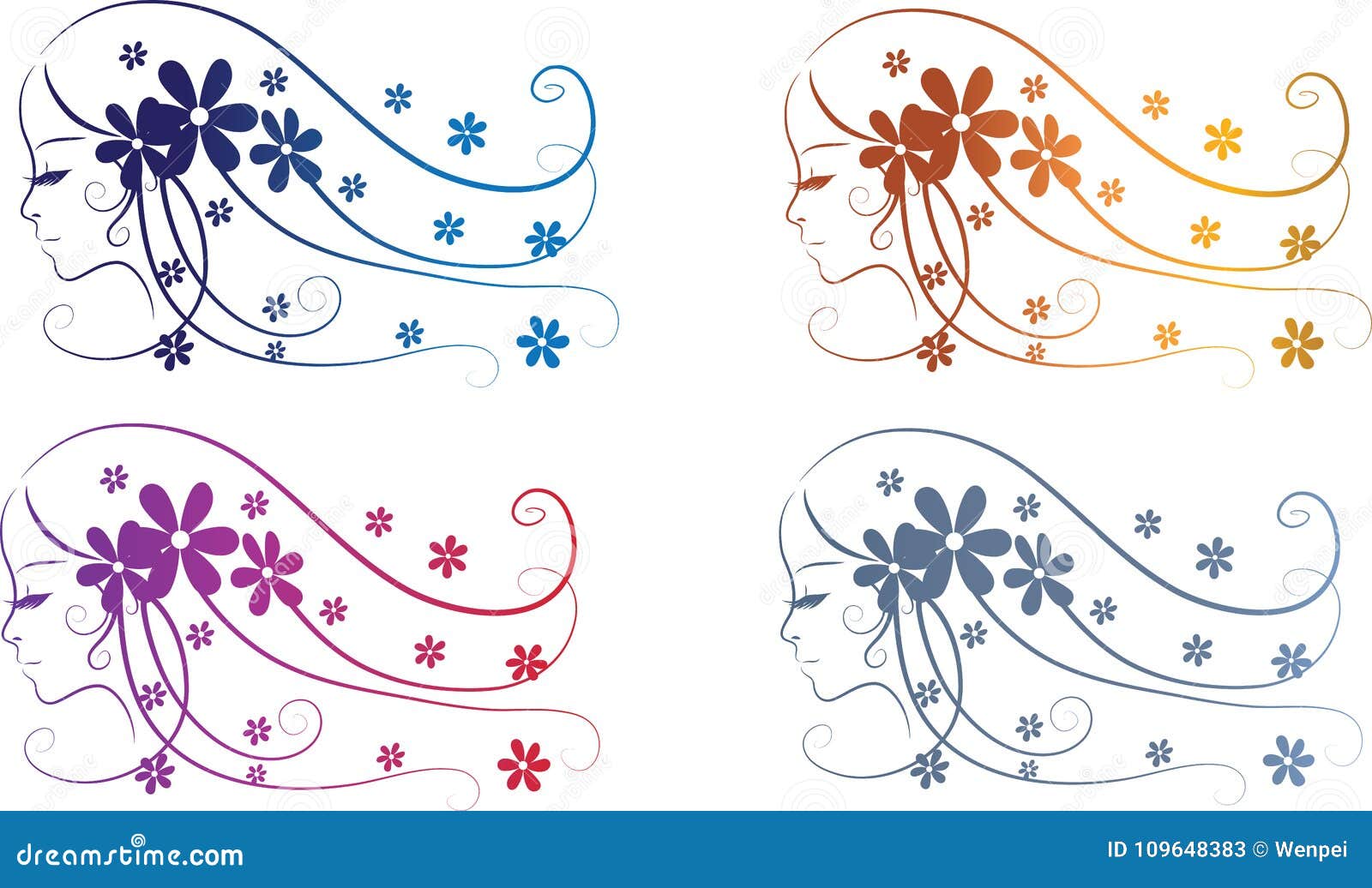 Beauty Vector Drawing Design Editorial Stock Photo - Illustration of ...