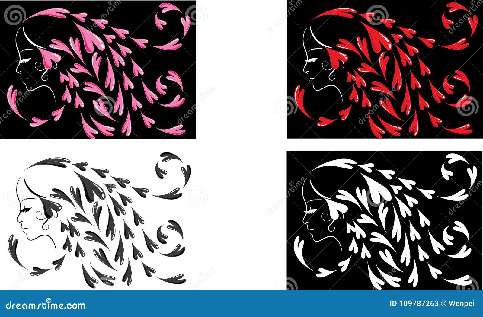 Beauty Vector Drawing Design Stock Illustration - Illustration of ...