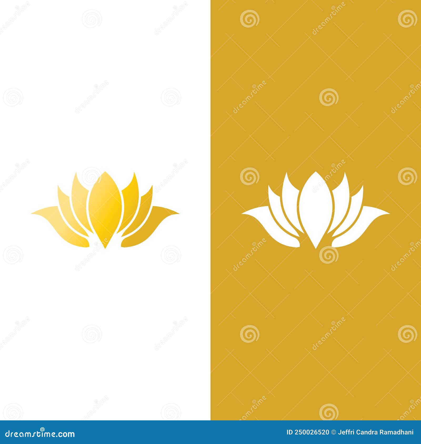 Beauty Vector lotus icon stock vector. Illustration of beauty - 250026520