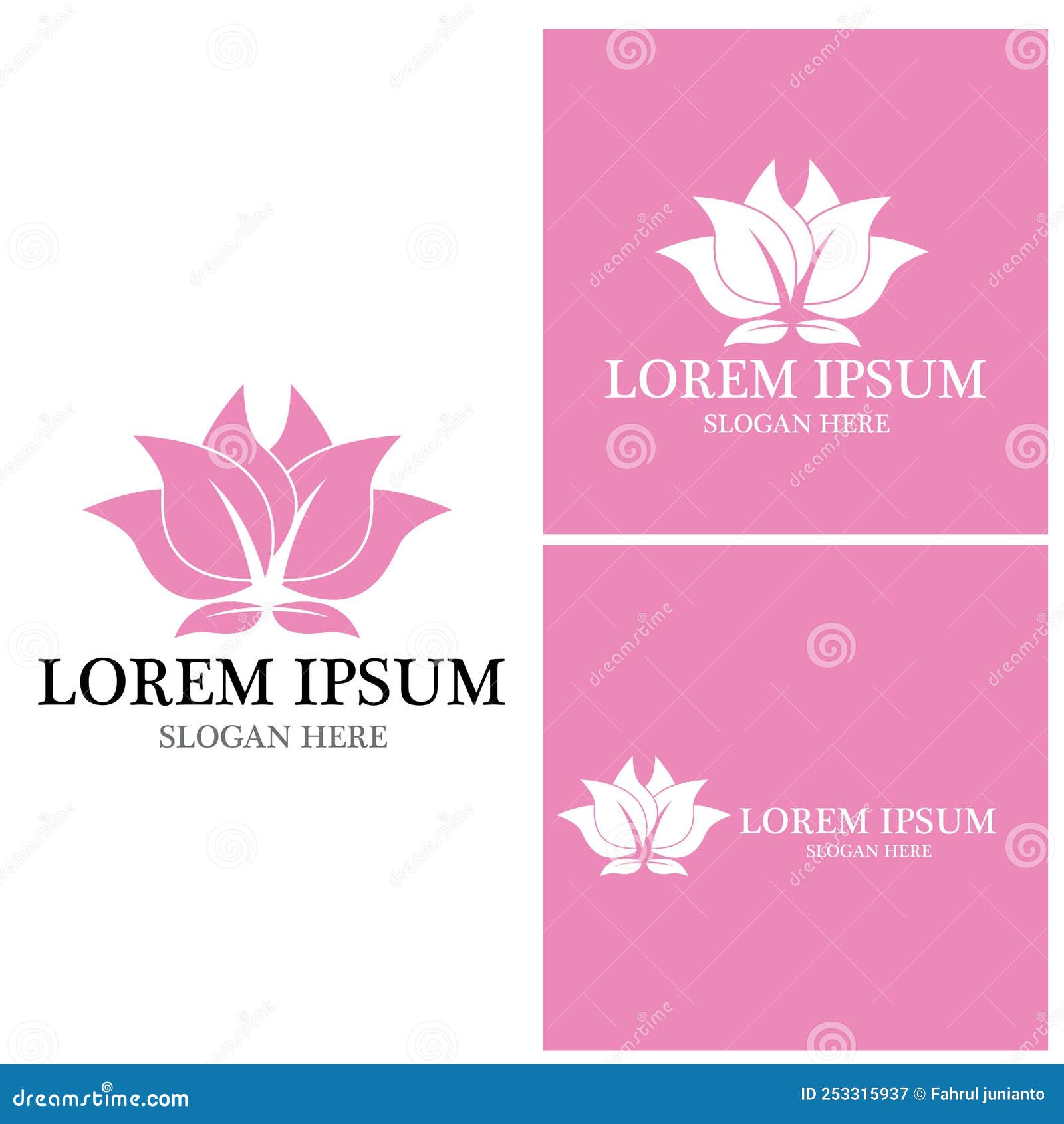 Beauty Vector lotus icon stock illustration. Illustration of logo ...