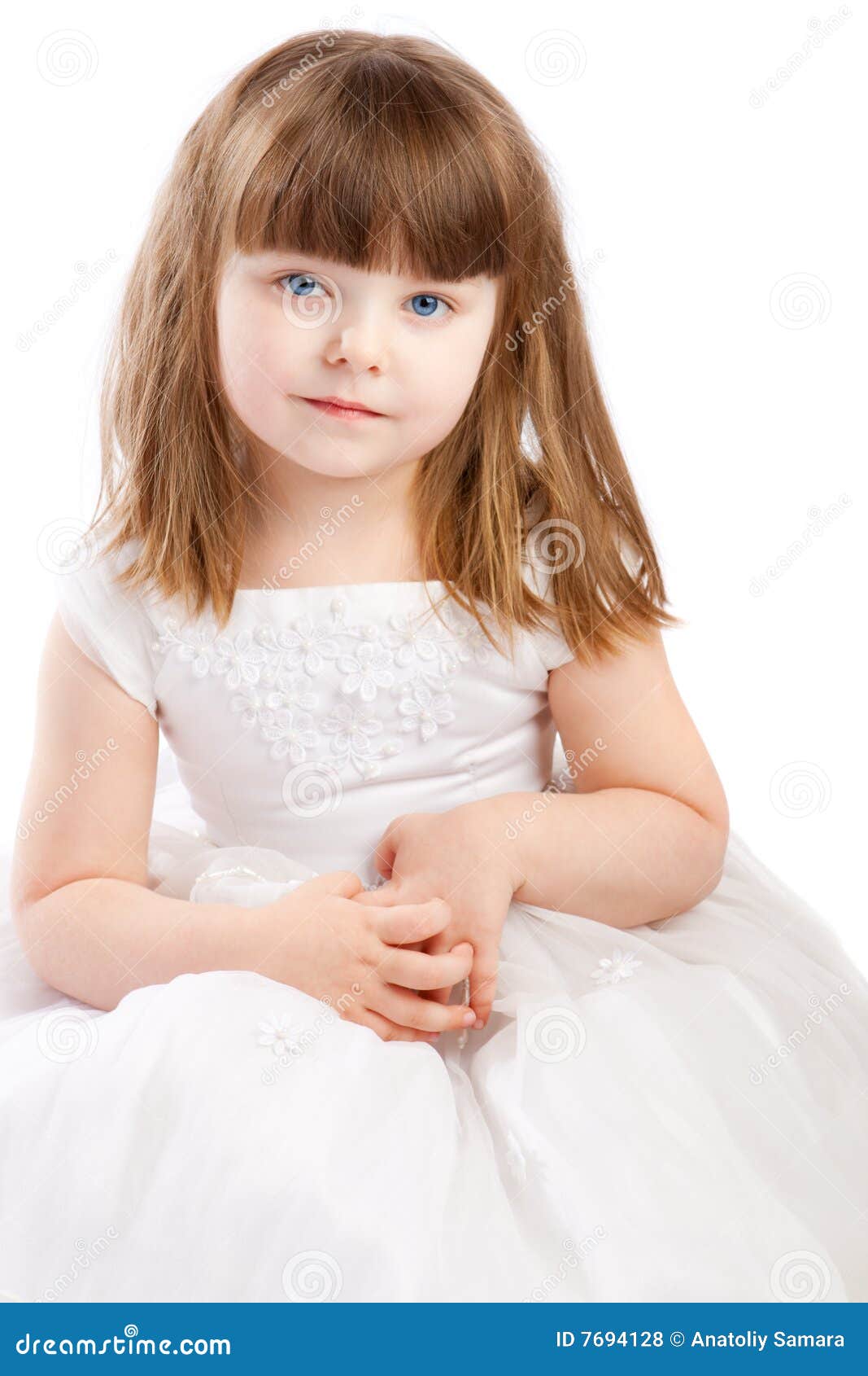 Beauty in white stock photo. Image of isolated, beautiful - 7694128