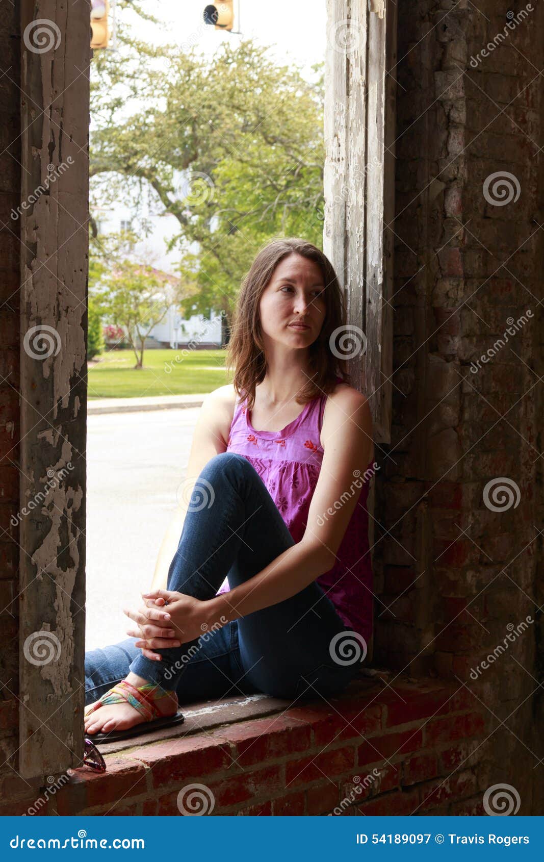 Beauty in the Window stock image. Image of looks, looking - 54189097