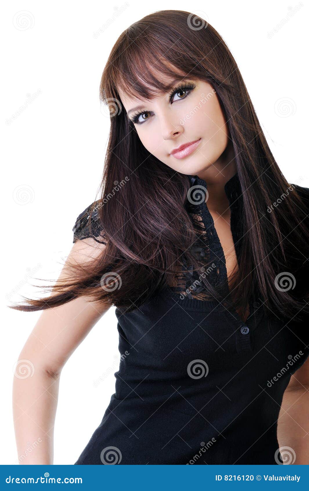 Beauty woman look stock photo. Image of hair, bright, eyes - 8216120