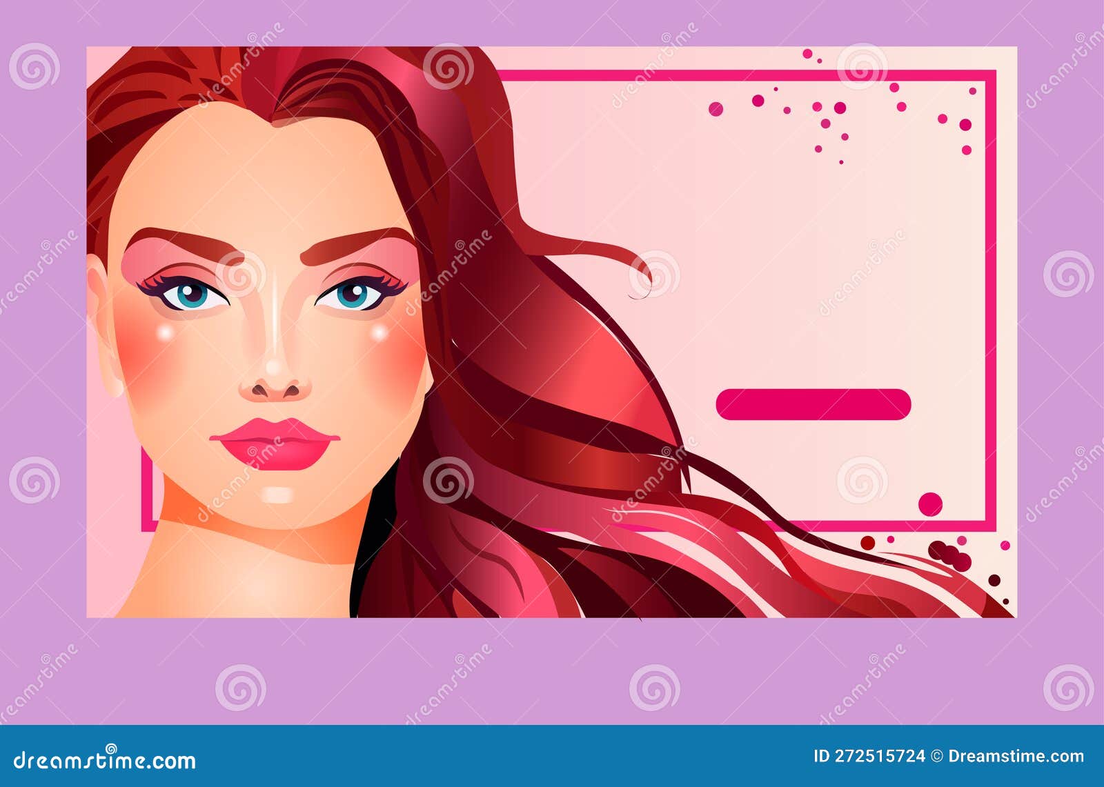 Beauty Woman With Perfect Makeup Beautiful Professional Make Up Salon
