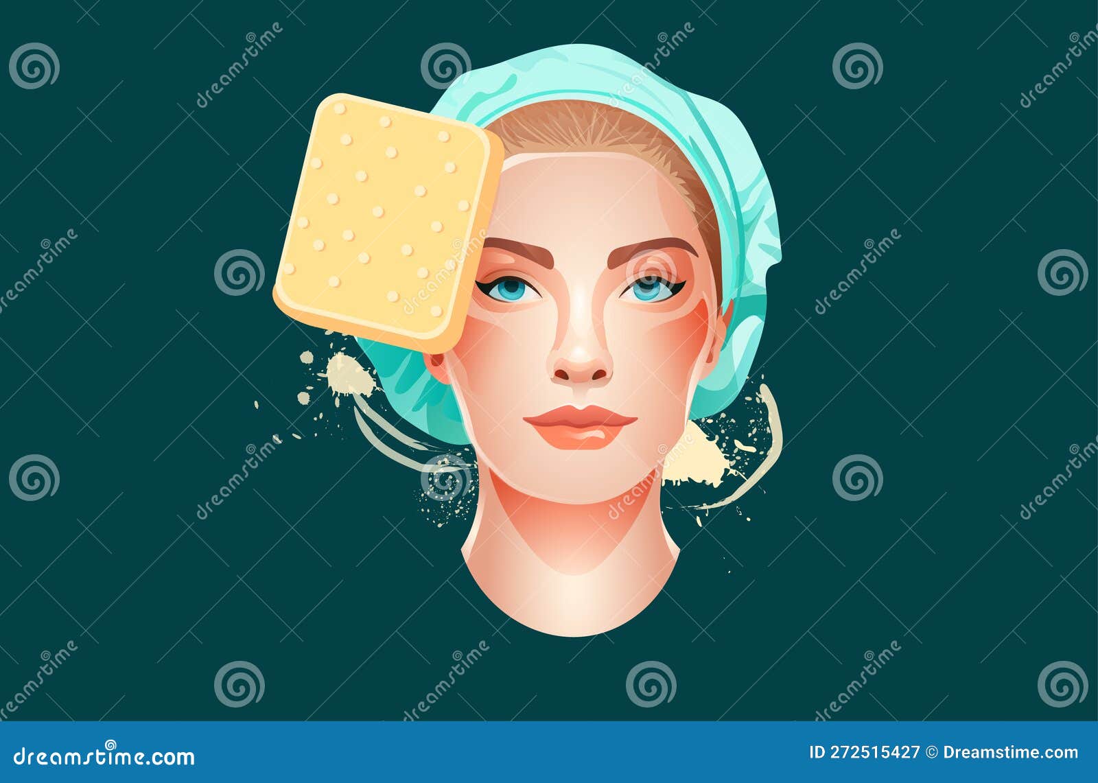 Beauty Woman With Perfect Makeup Beautiful Professional Make Up Salon