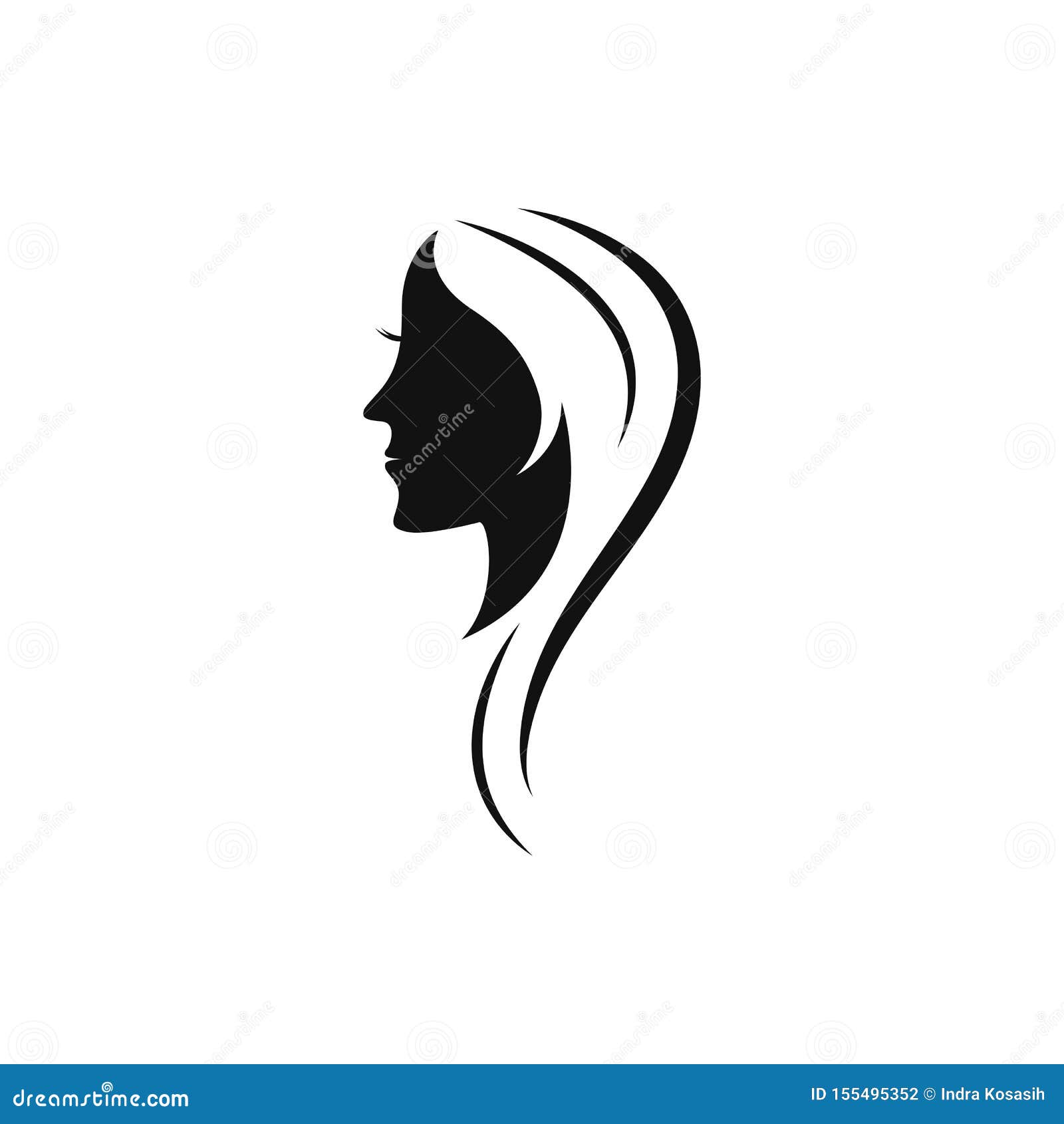 Beauty Women Icon Logo Template Stock Vector - Illustration of profile ...