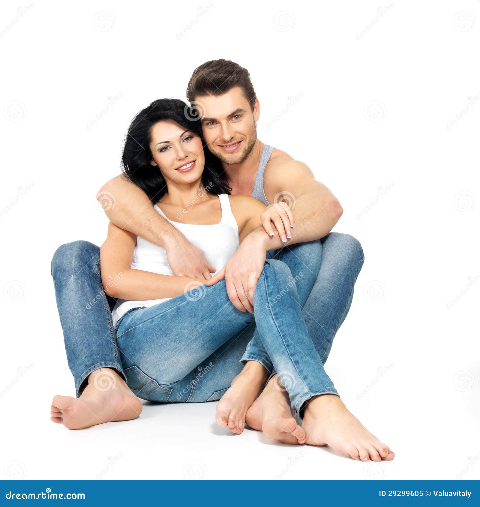 Beaux Couples Heureux Dans L'amour Image stock - Image du gens ...