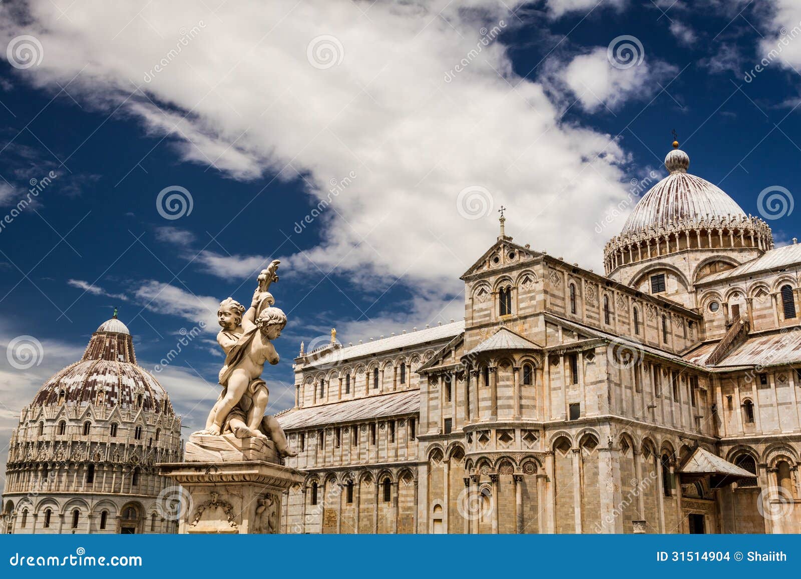 Beaux Monuments Antiques à Pise Photo stock - Image du cloches ...