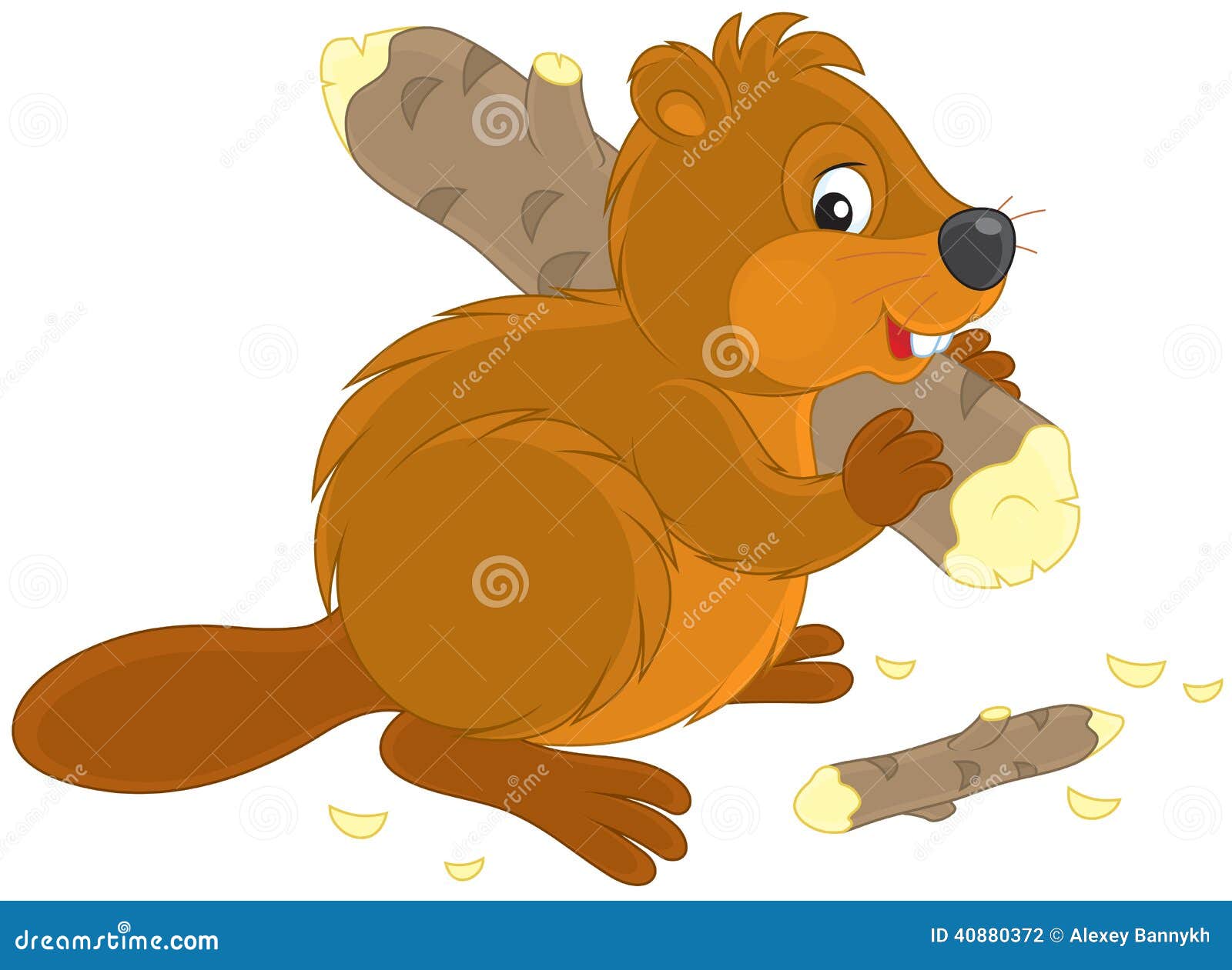 Beaver Carrying Log Stock Illustrations – 21 Beaver Carrying Log Stock ...