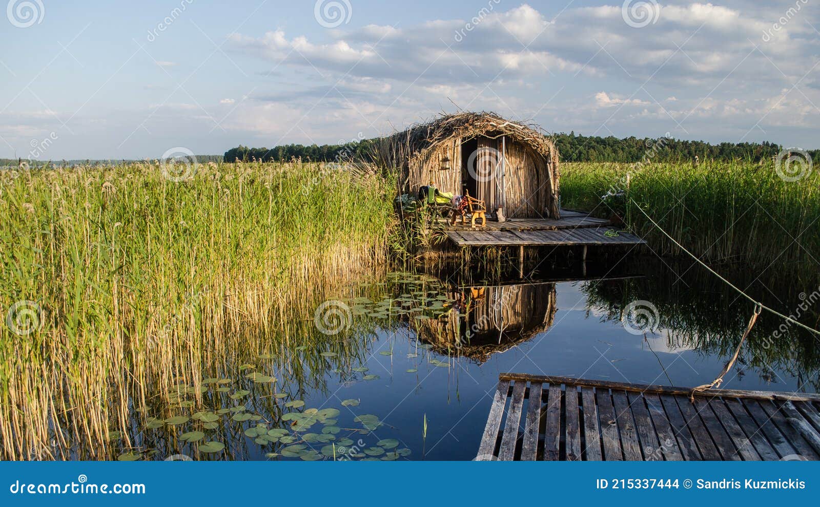 Beaver House in Usma, Latvia Stock Photo - Image of tourism, wild ...