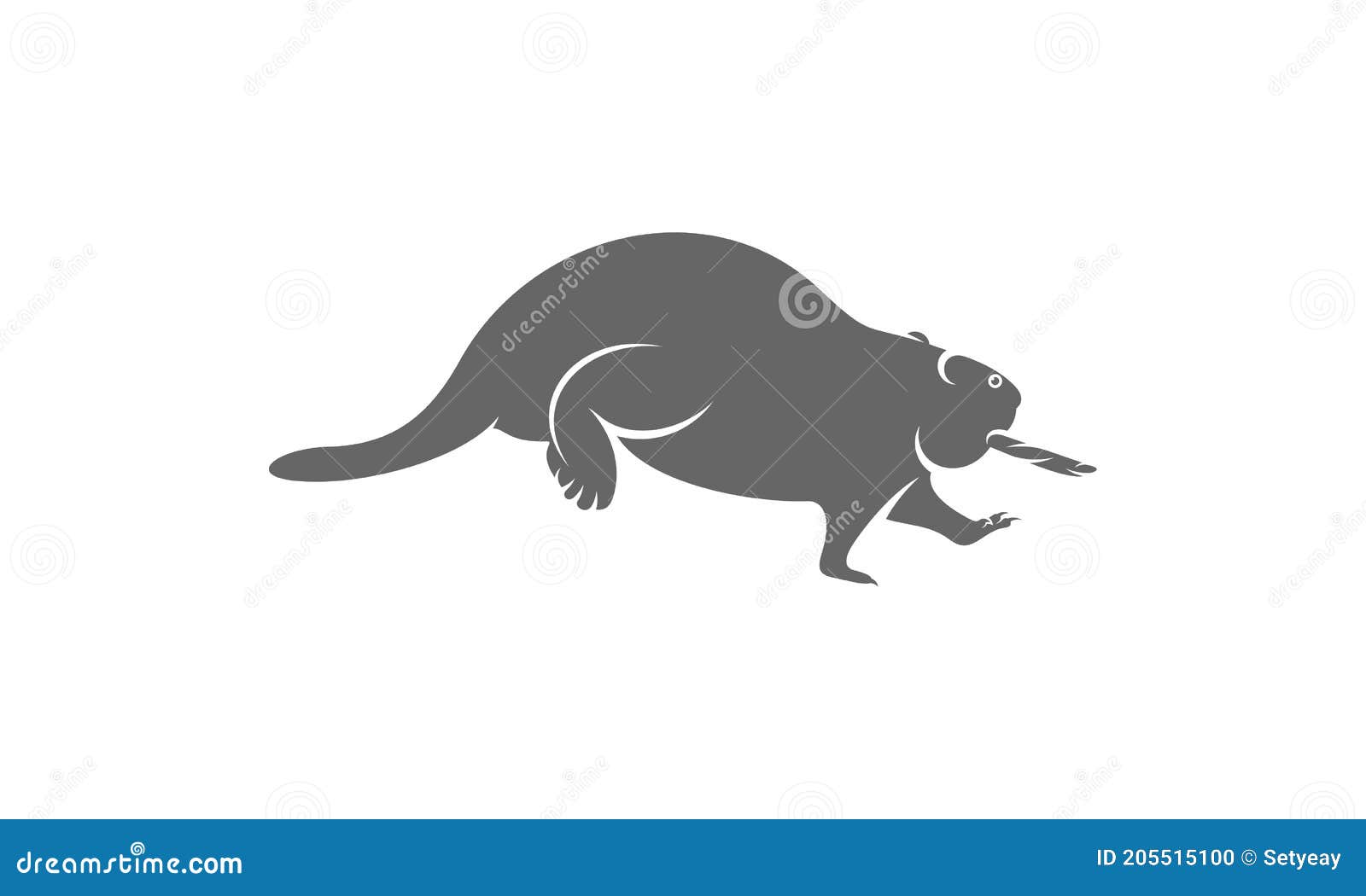 Beaver Logo Vector, Creative Beaver Logo Design Concepts Template, Icon ...