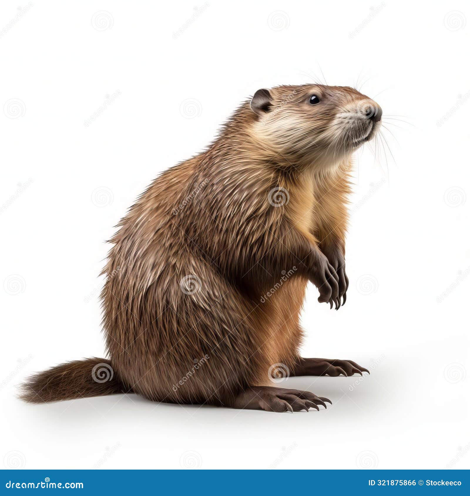 High-quality Full Back Angle View Image of Beaver Farm Labor Stock ...