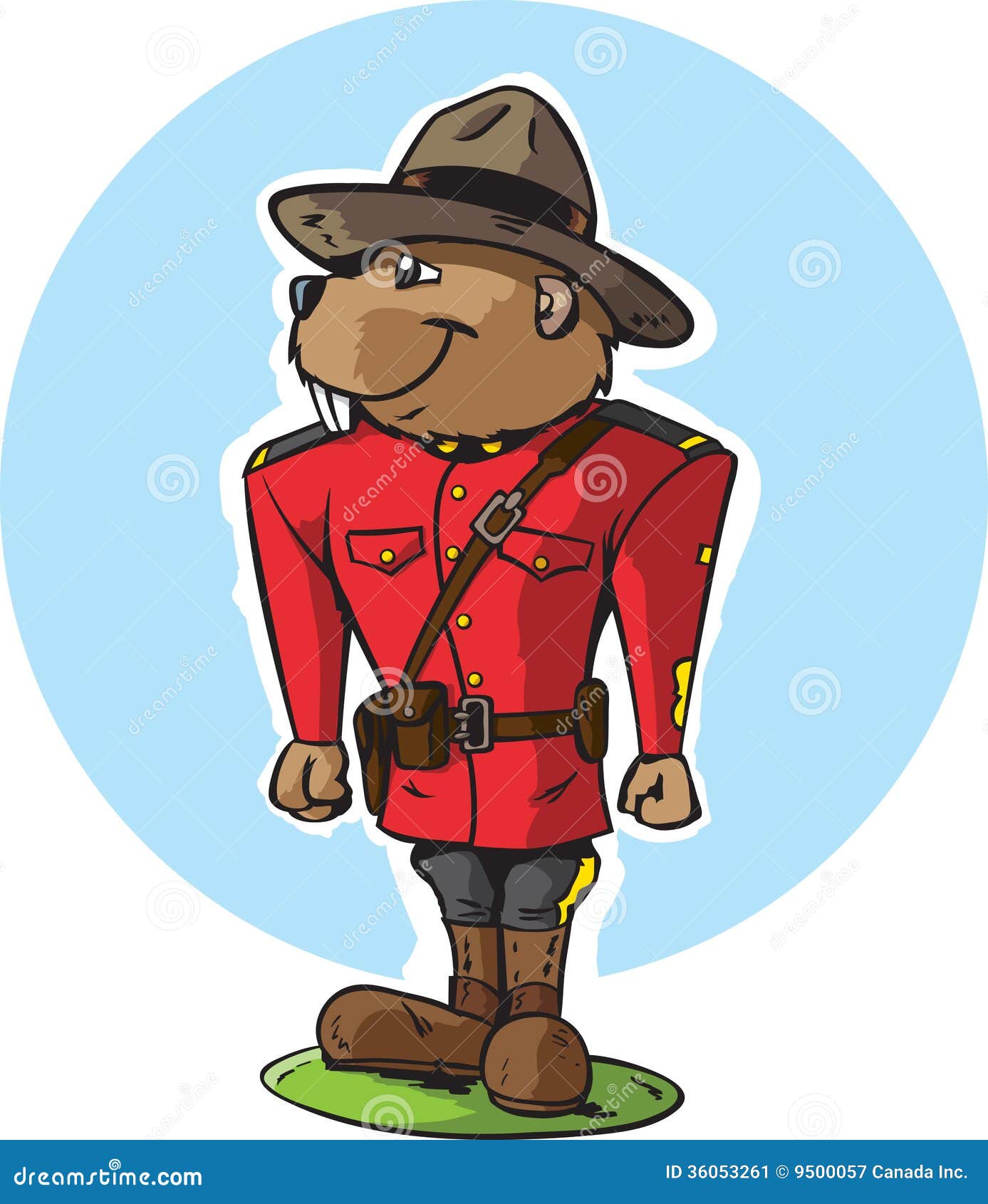 Canadian Mountie Hat Symbol Of Patriotism And Tradition Vector ...