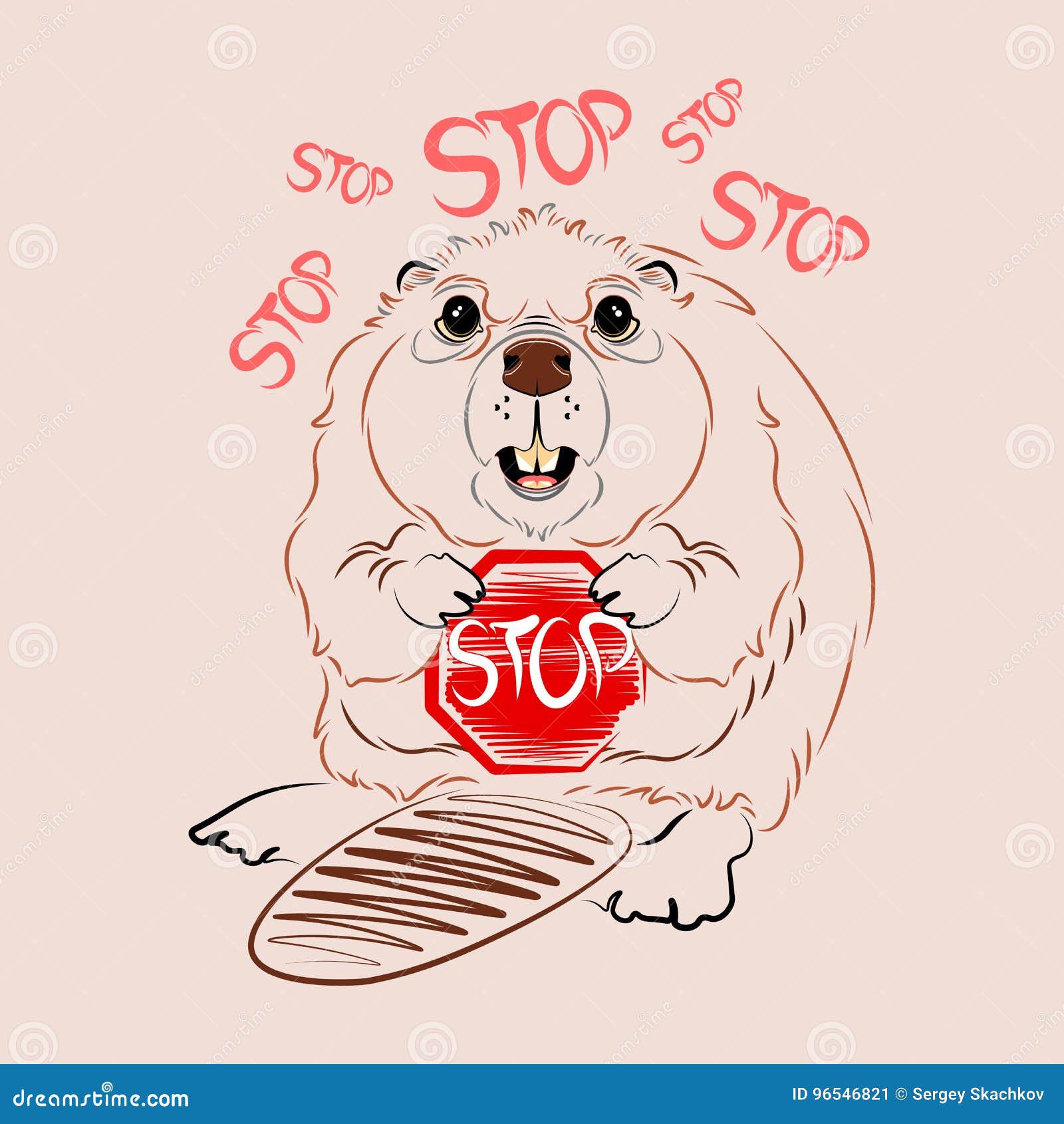 ANGRY BEAVER HEAD VECTOR LOGO | CartoonDealer.com #291949853