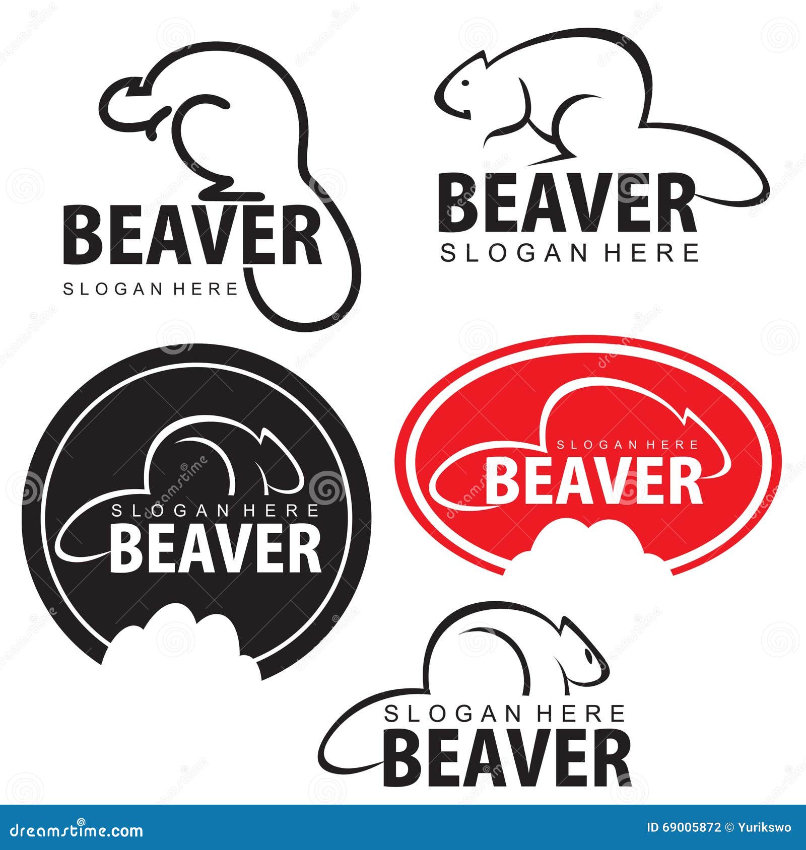 Beaver vector stock vector. Illustration of vector, design - 69005872