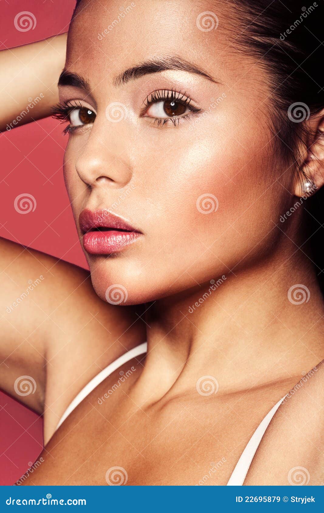 Beayty woman portrait stock image. Image of flawless - 22695879