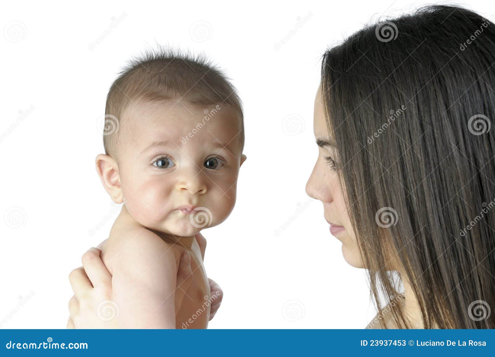 Bebé con su madre imagen de archivo. Imagen de newborn - 23937453