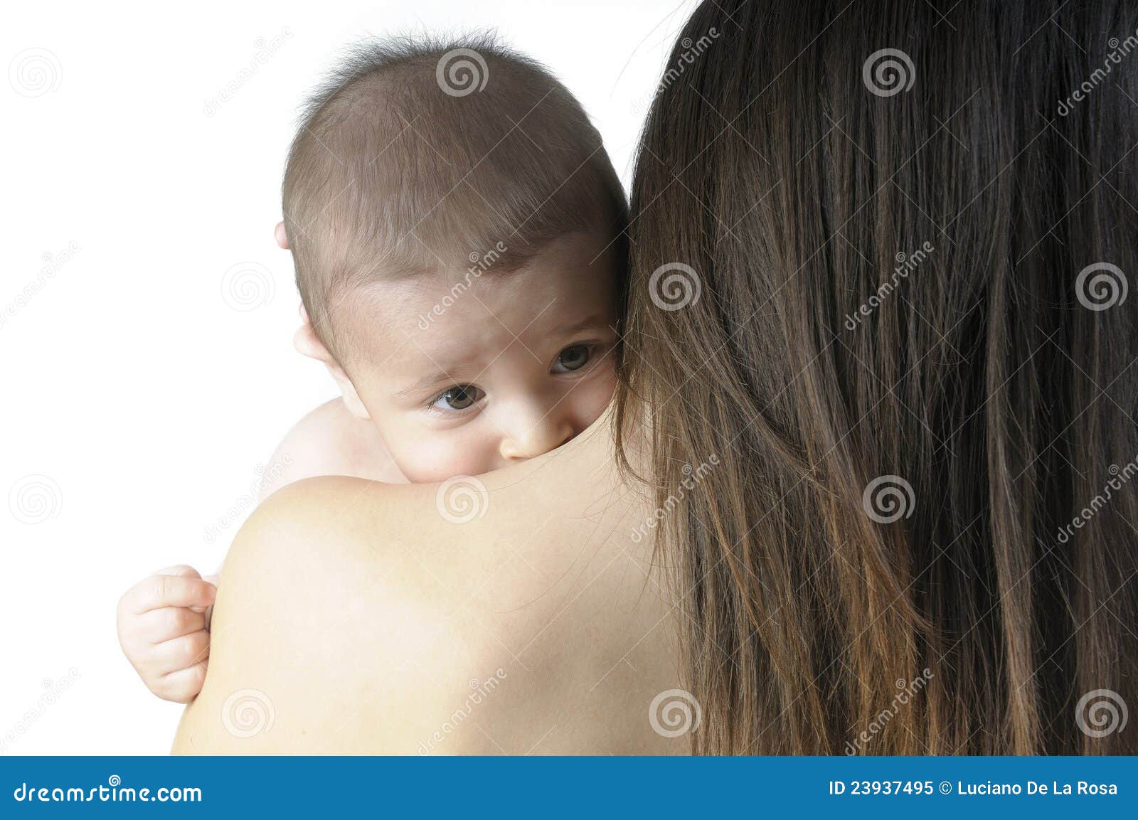 Bebé con su madre imagen de archivo. Imagen de hermoso - 23937495