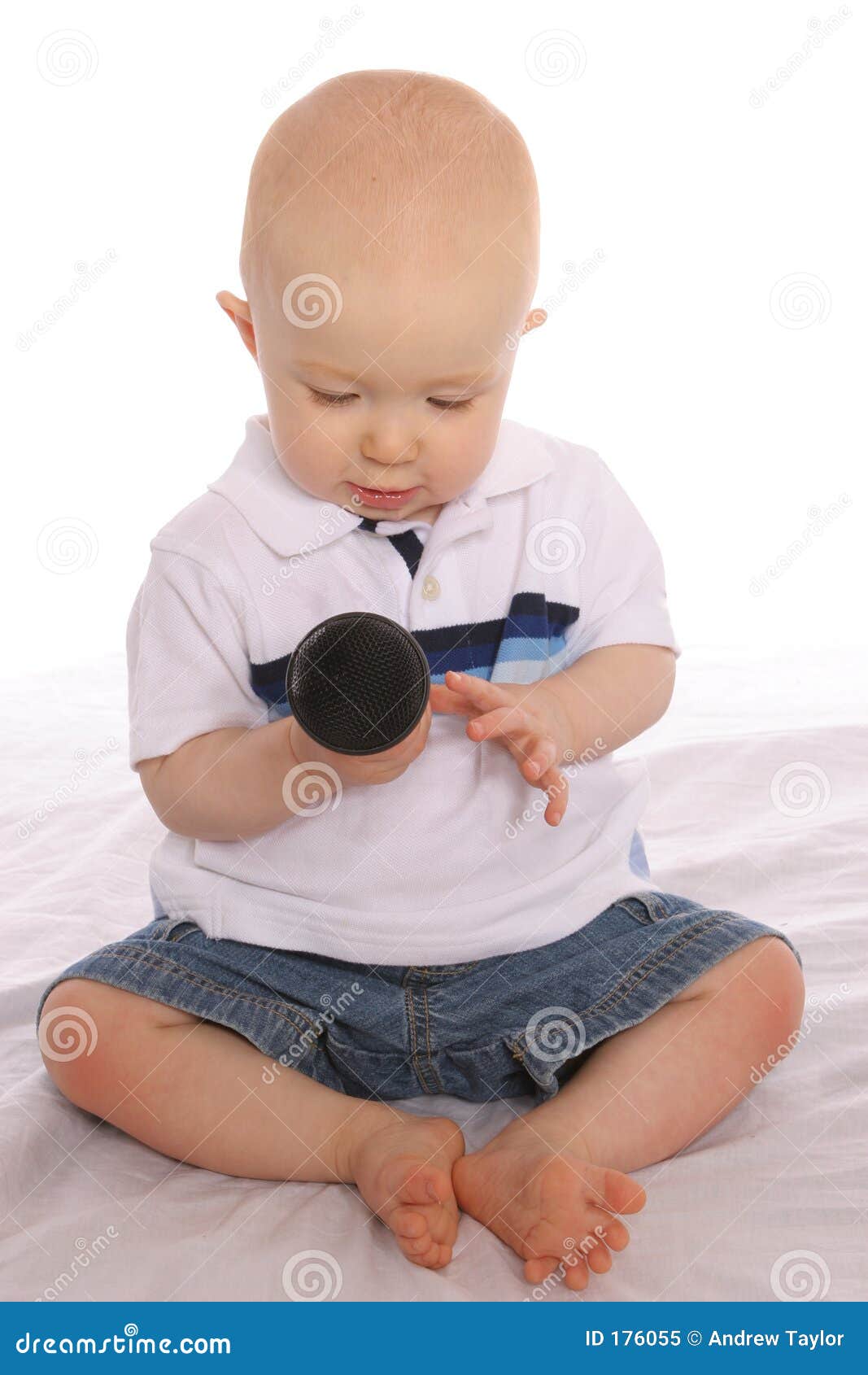 Bebé DJ cinco imagen de archivo. Imagen de poco, adopte - 176055