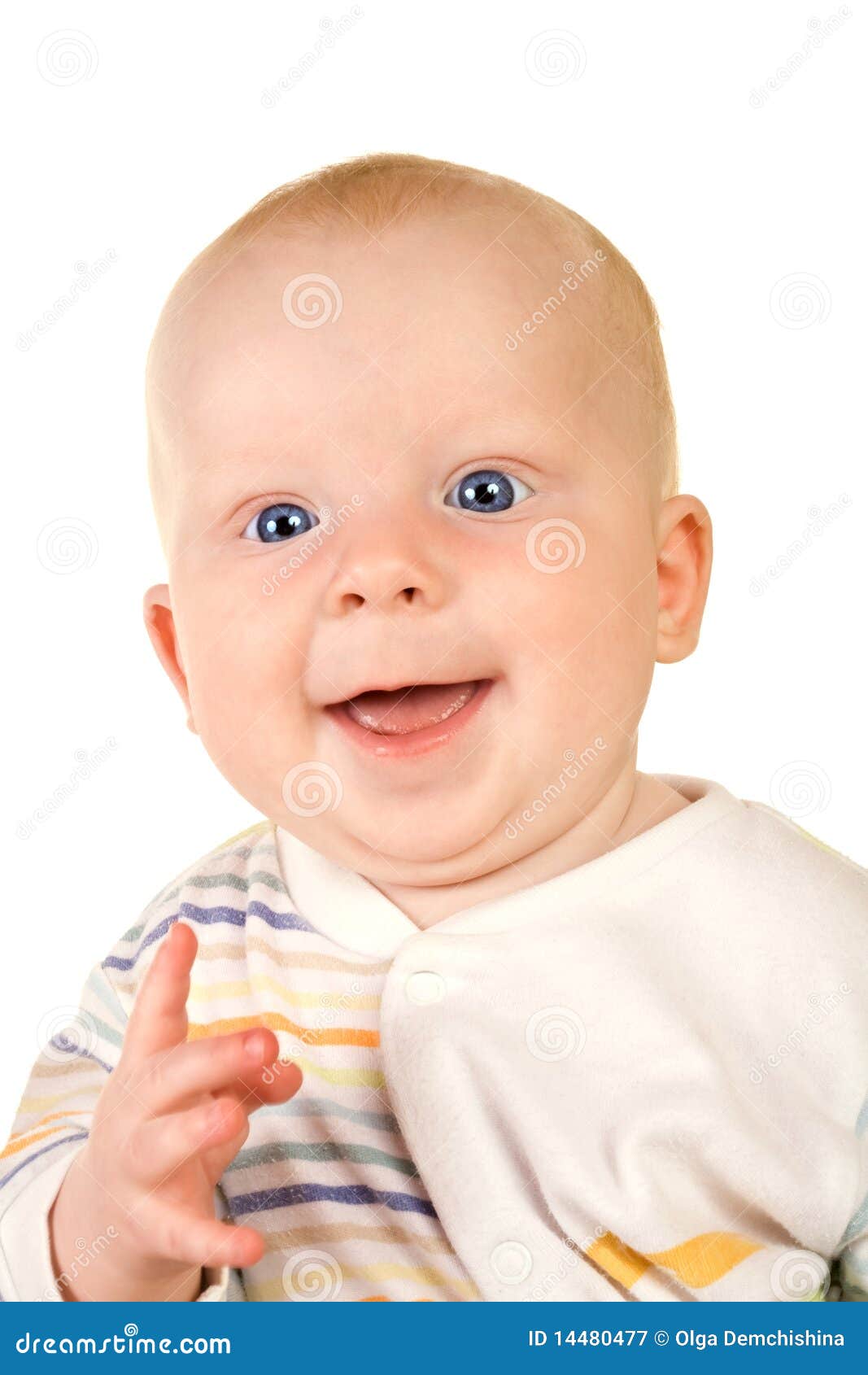 Bebé feliz sonriente imagen de archivo. Imagen de joven - 14480477