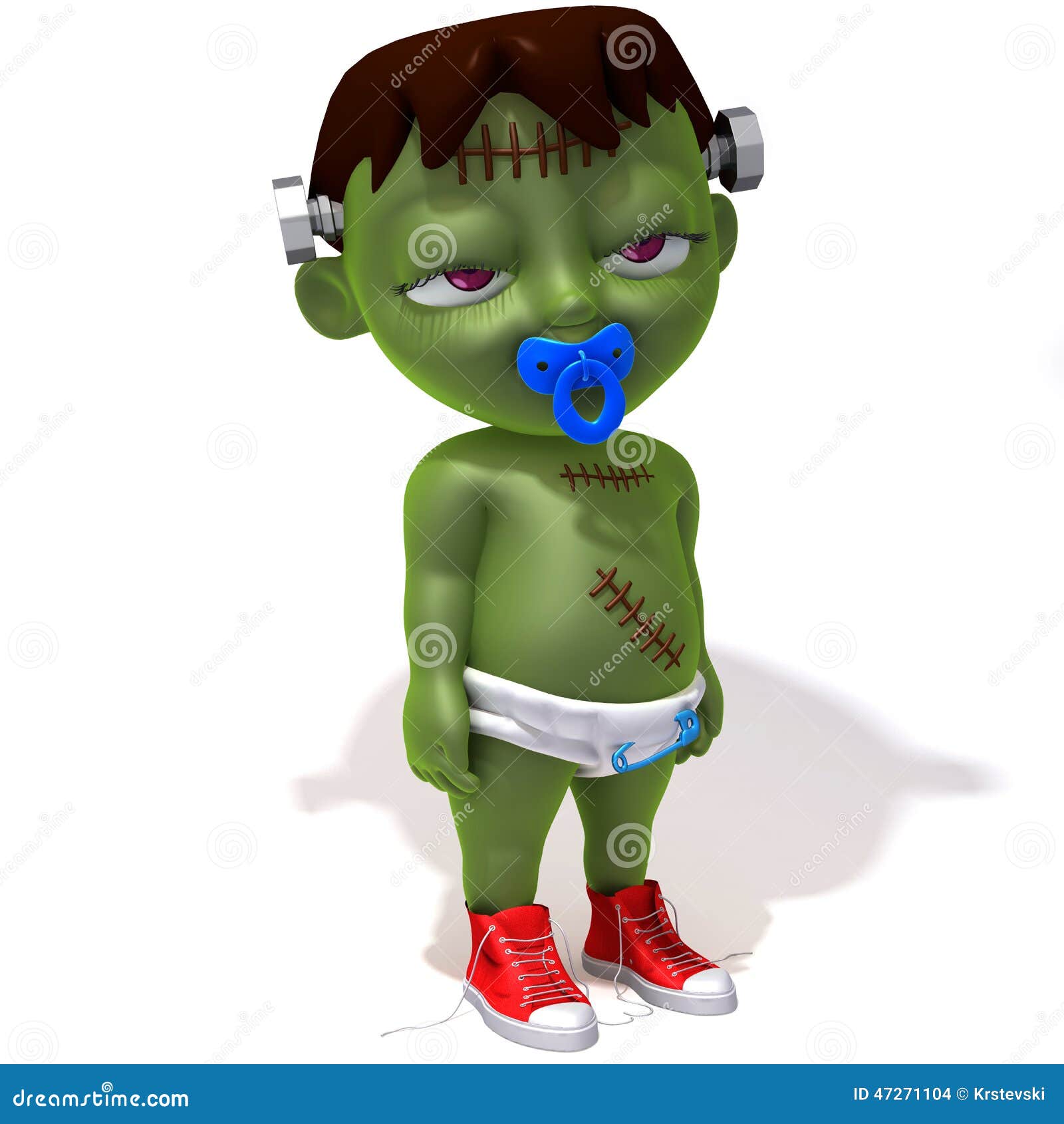 Bebé Jake Frankenstein stock de ilustración. Ilustración de ...