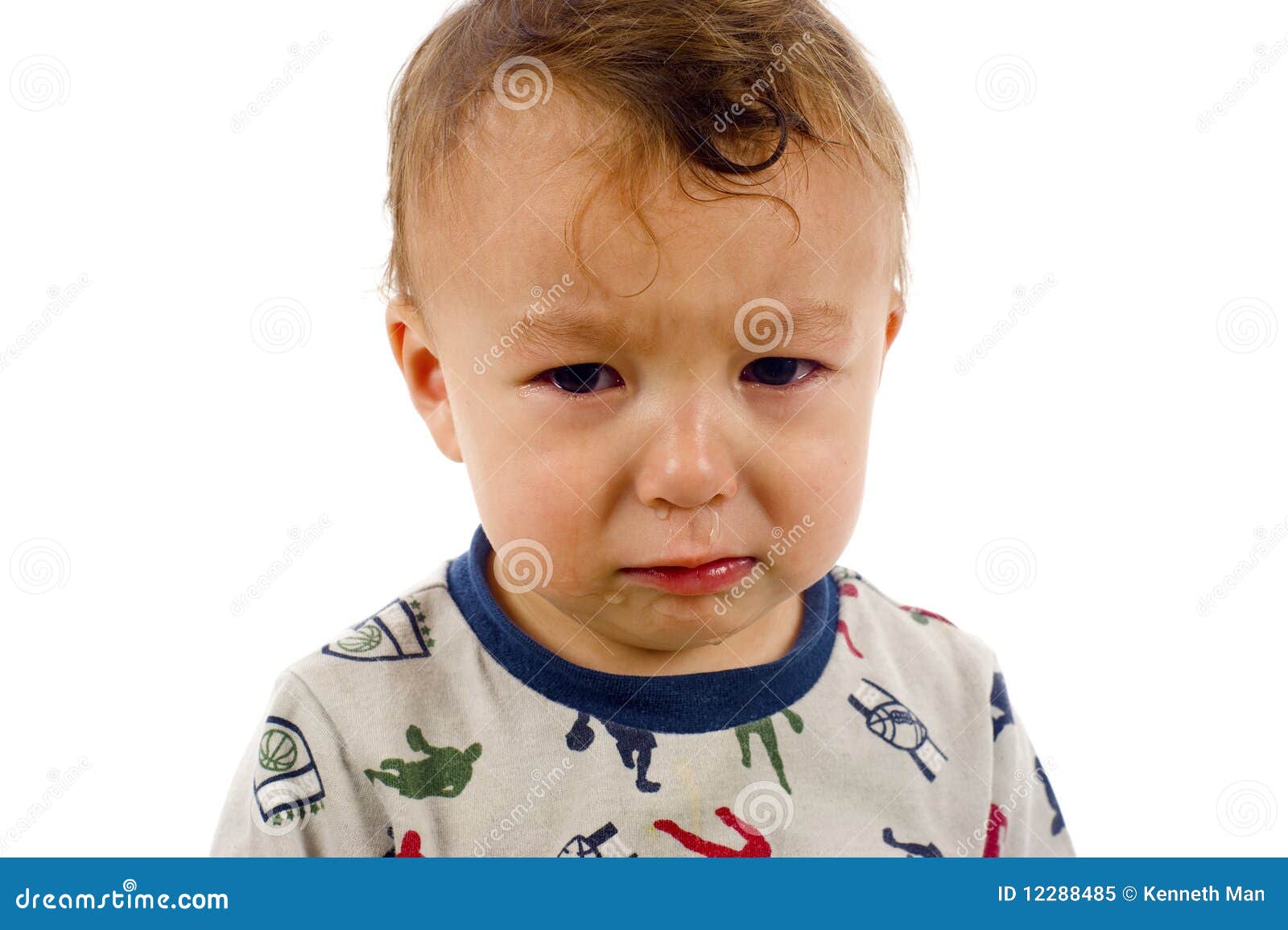 Bebé triste imagen de archivo. Imagen de infante, trastorno - 12288485