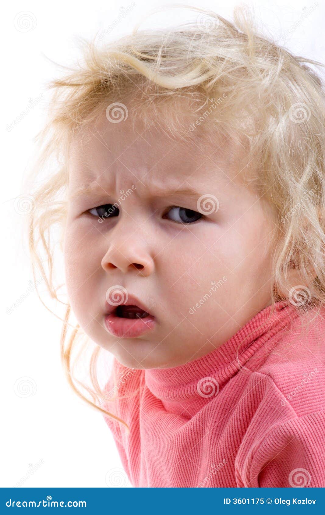 Bebé triste imagen de archivo. Imagen de ansiedad, muchacha - 3601175
