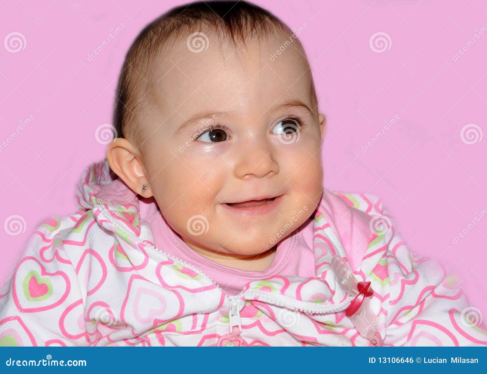 Bebê feliz foto de stock. Imagem de grande, menina, felicidade - 13106646