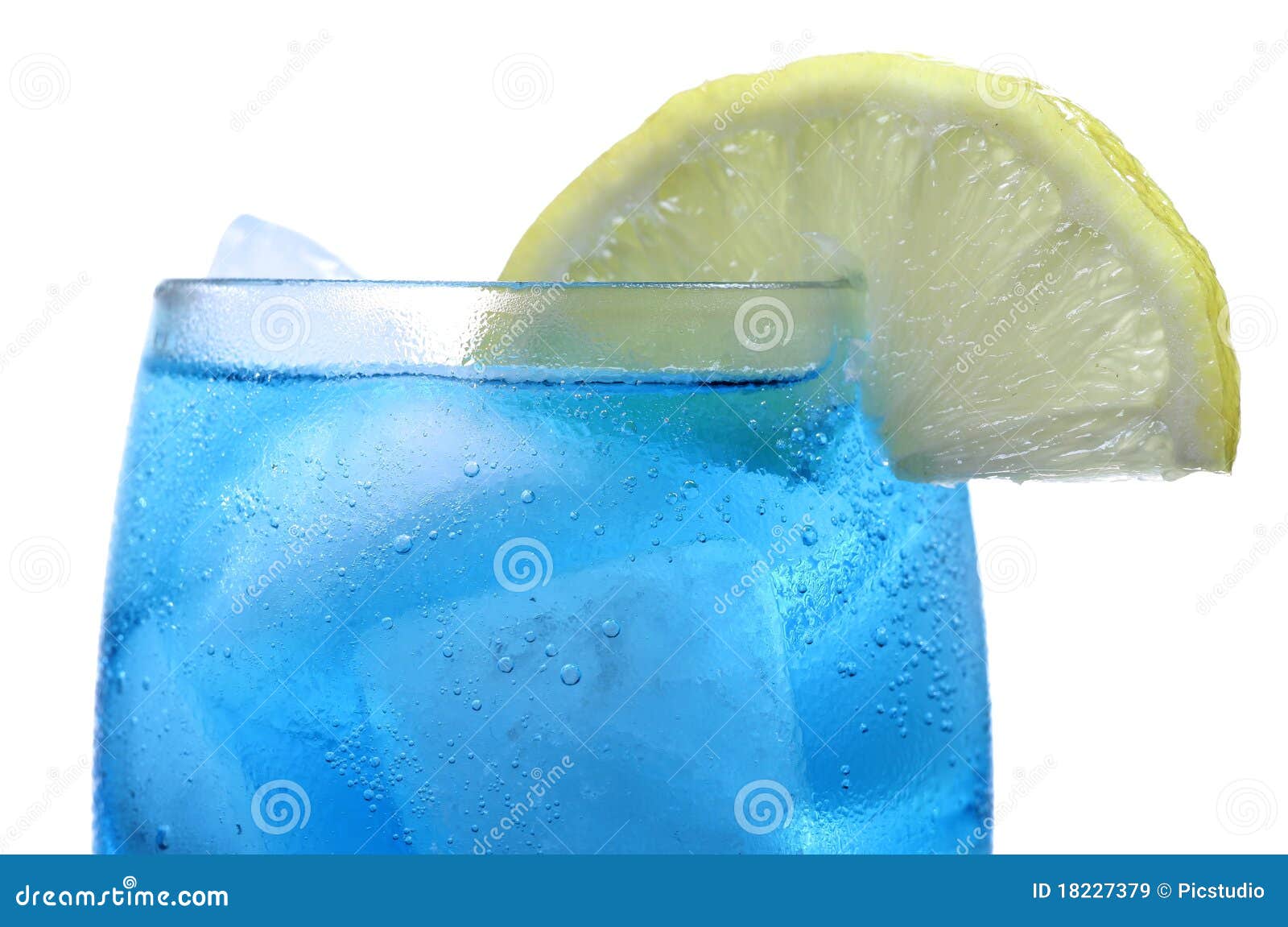 Bebida Azul Fresca Del Iceberg Imagen de archivo - Imagen de dulce ...