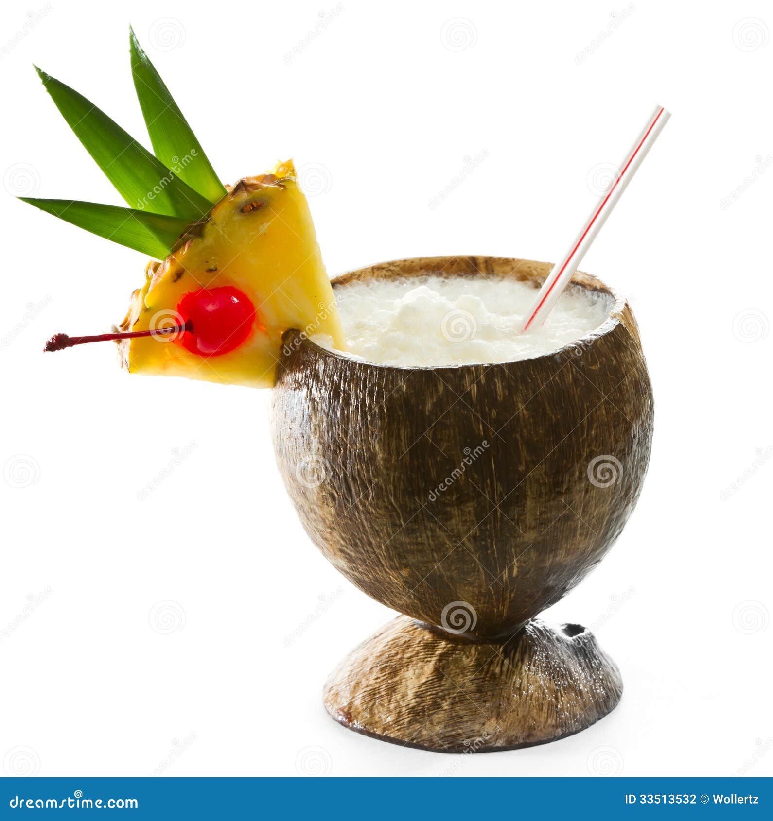 Bebida tropical del coco foto de archivo. Imagen de coctel - 33513532