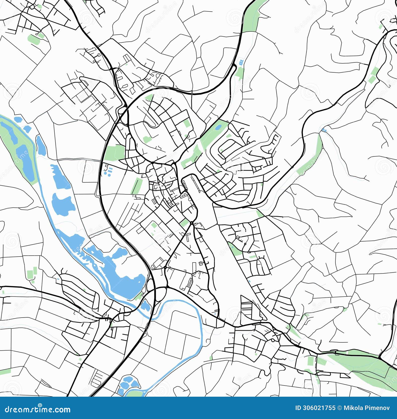 The Bebra map. stock illustration. Illustration of font - 306021755