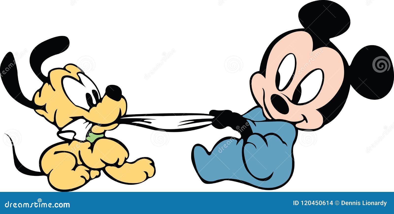 Bebé Plutón de Mickey imagen de archivo editorial. Ilustración de mickey - 120450614