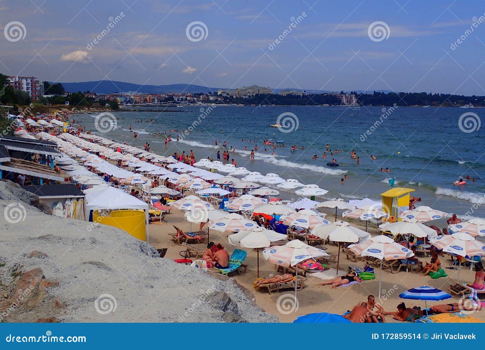 Beach at the Ravda village editorial stock image. Image of ravda ...